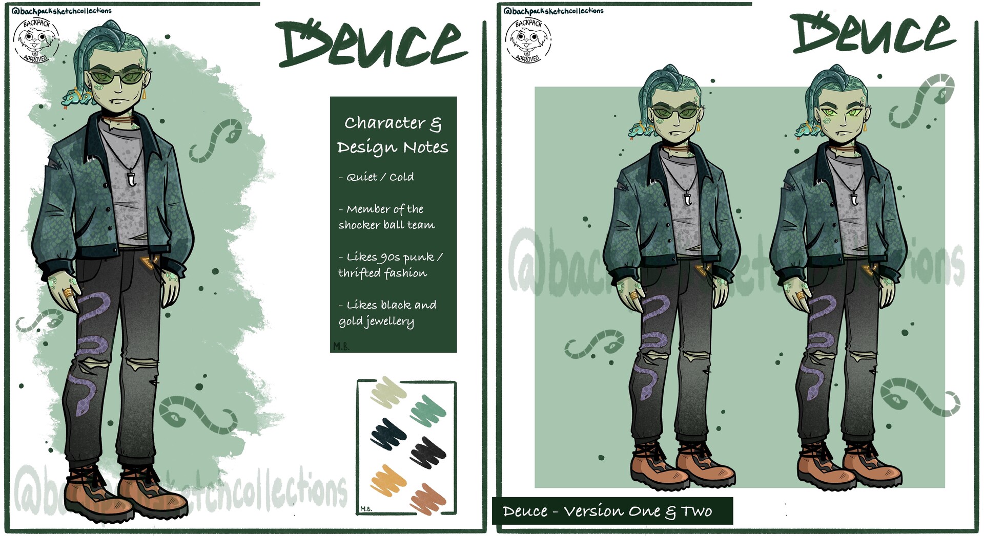 Michaela Bedard - Monster High - G3 Character Design Exploration