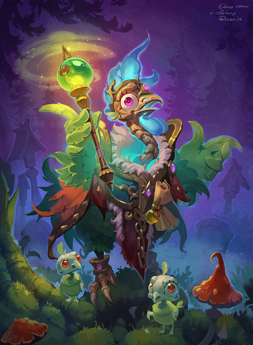 ArtStation - Once Upon A Galaxy : Lich Chicken