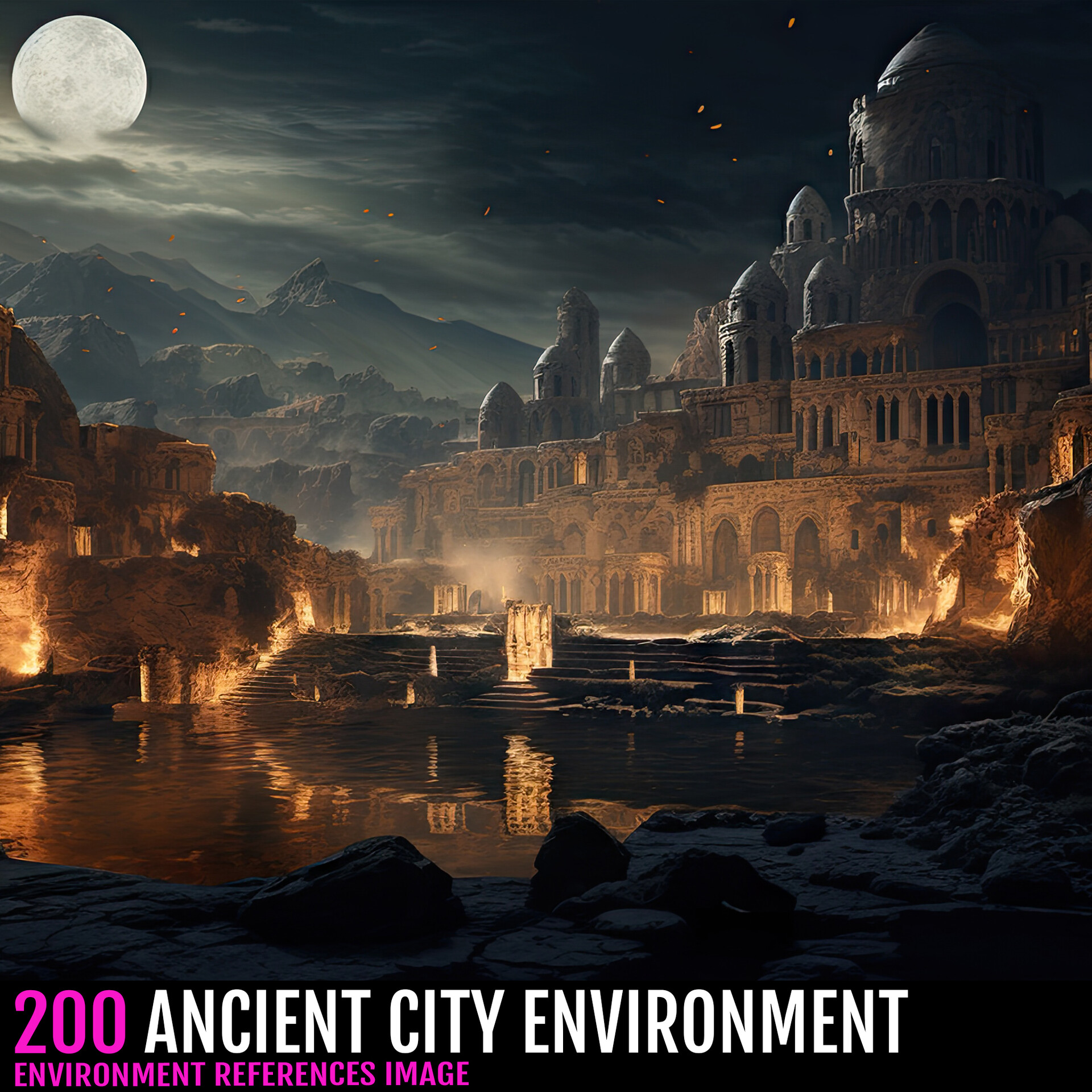 ArtStation - 200 ANCIENT CITY ENVIRONMENT / 4K
