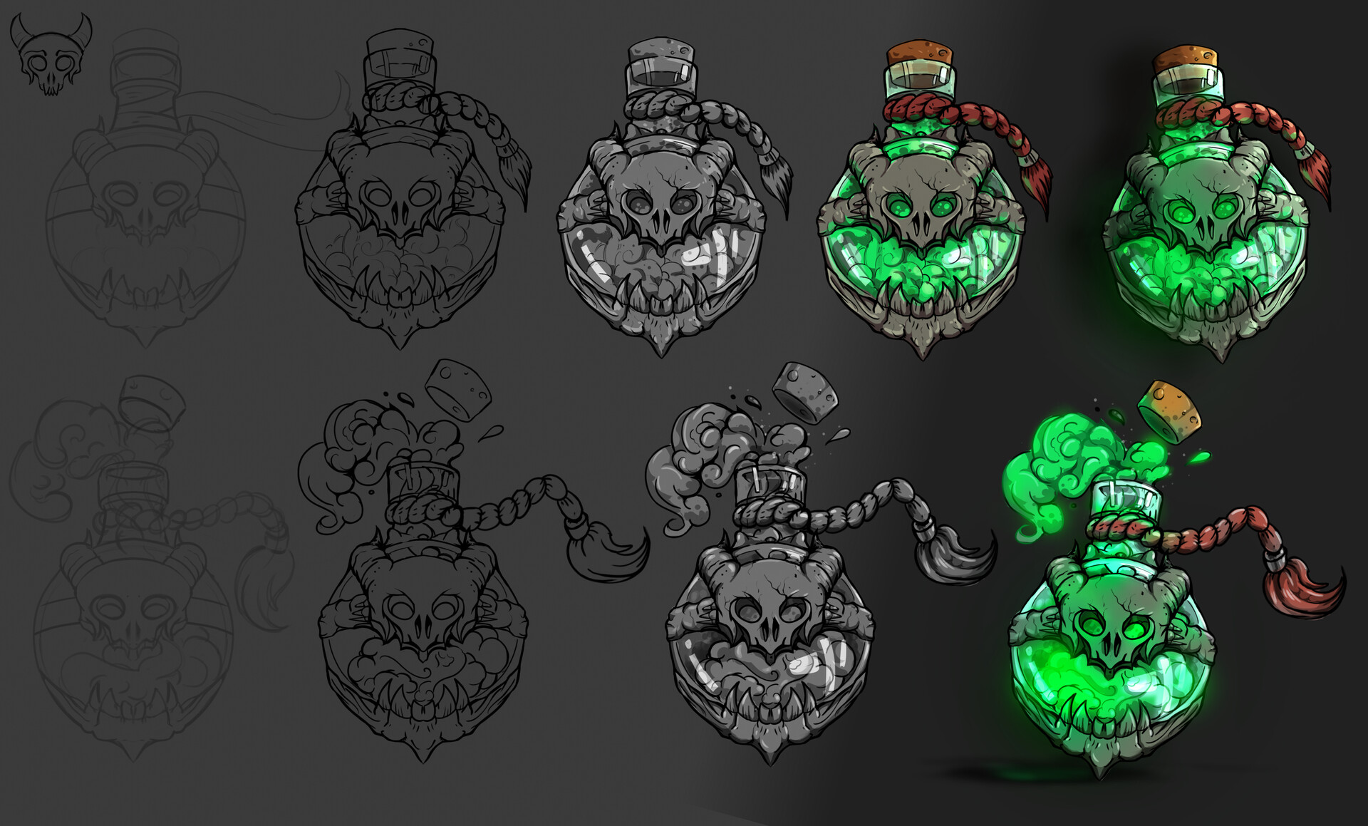 ArtStation - Toxic flask