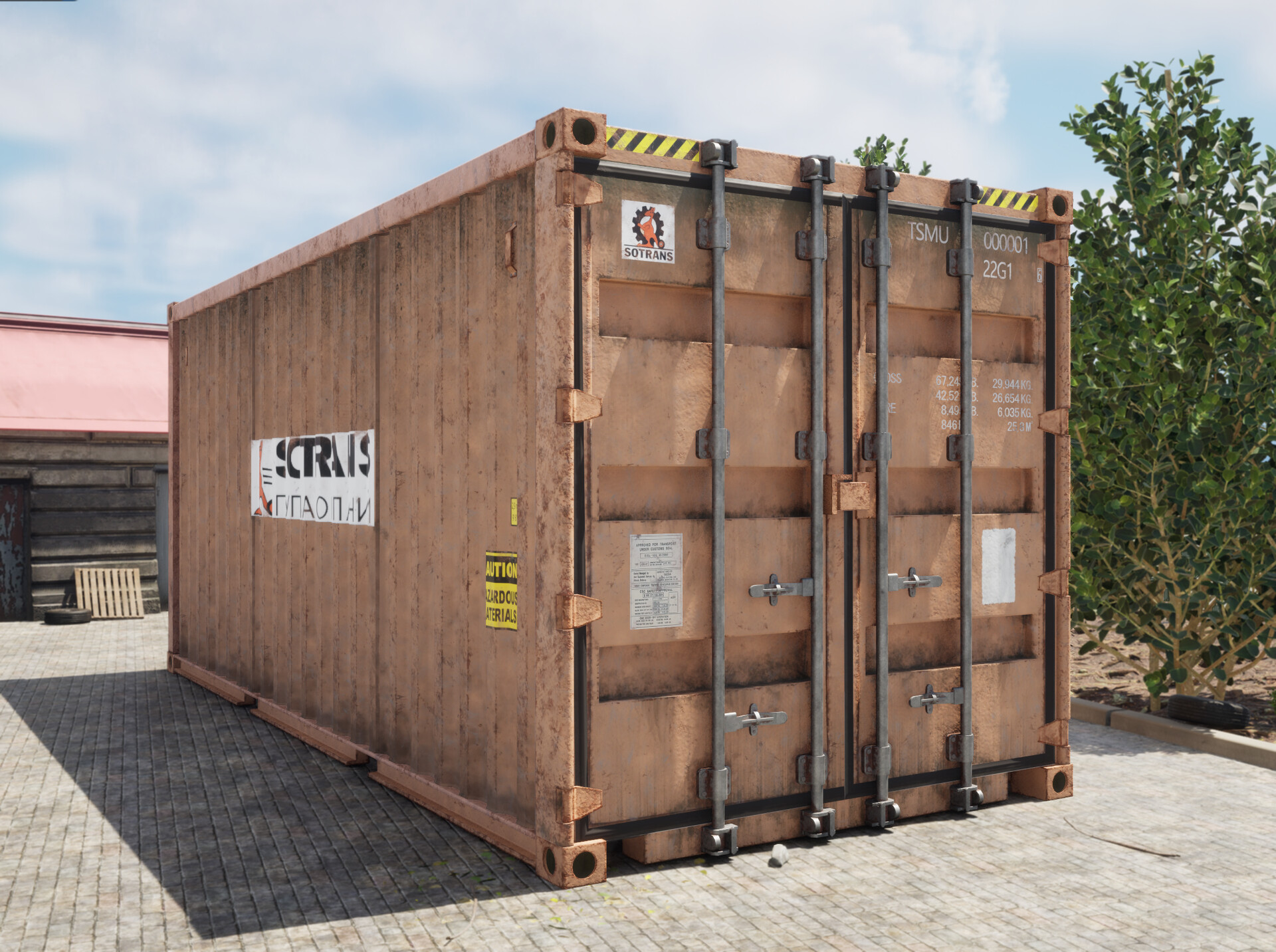 ArtStation - Sea container