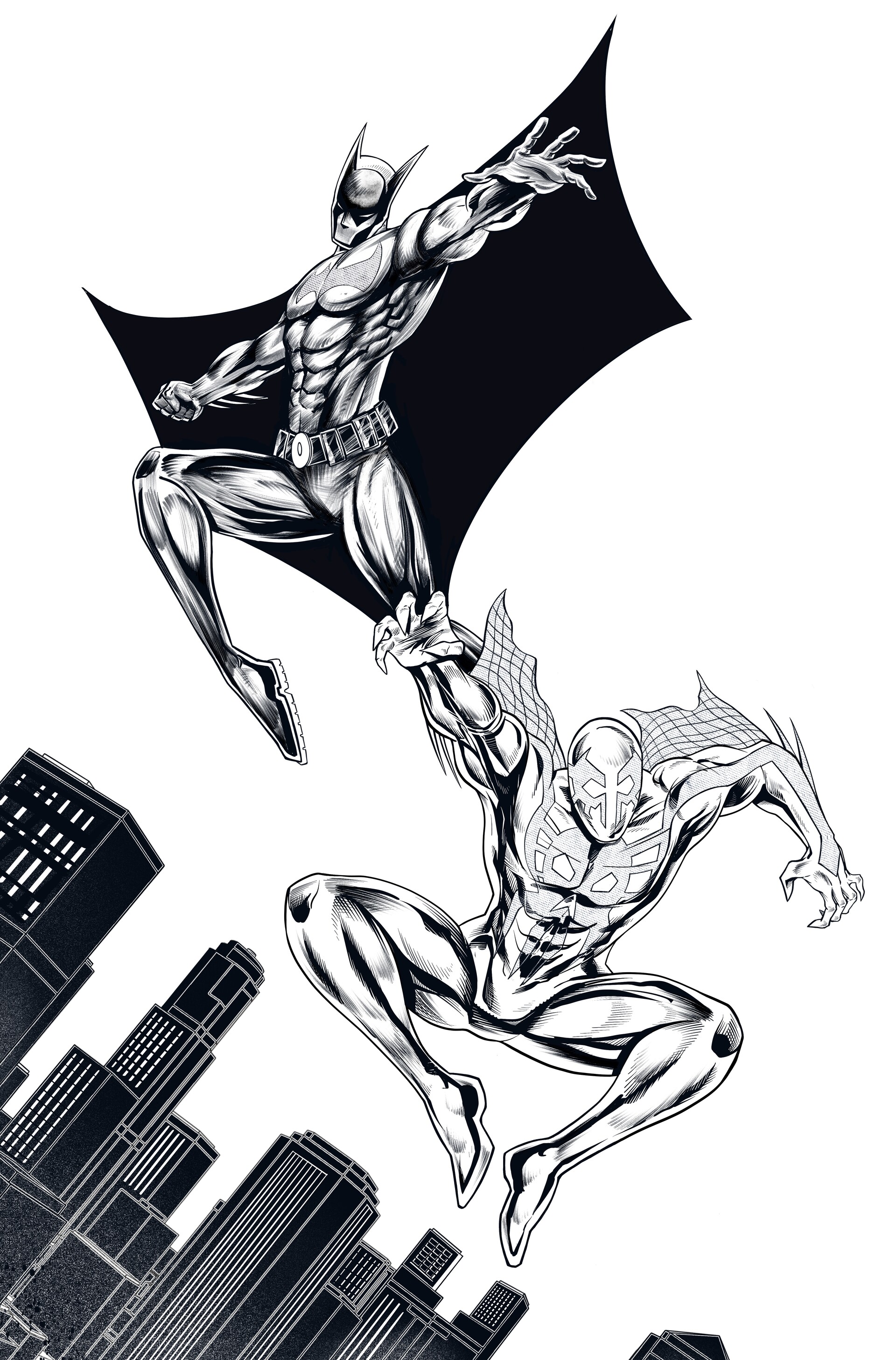 batman beyond coloring sheet