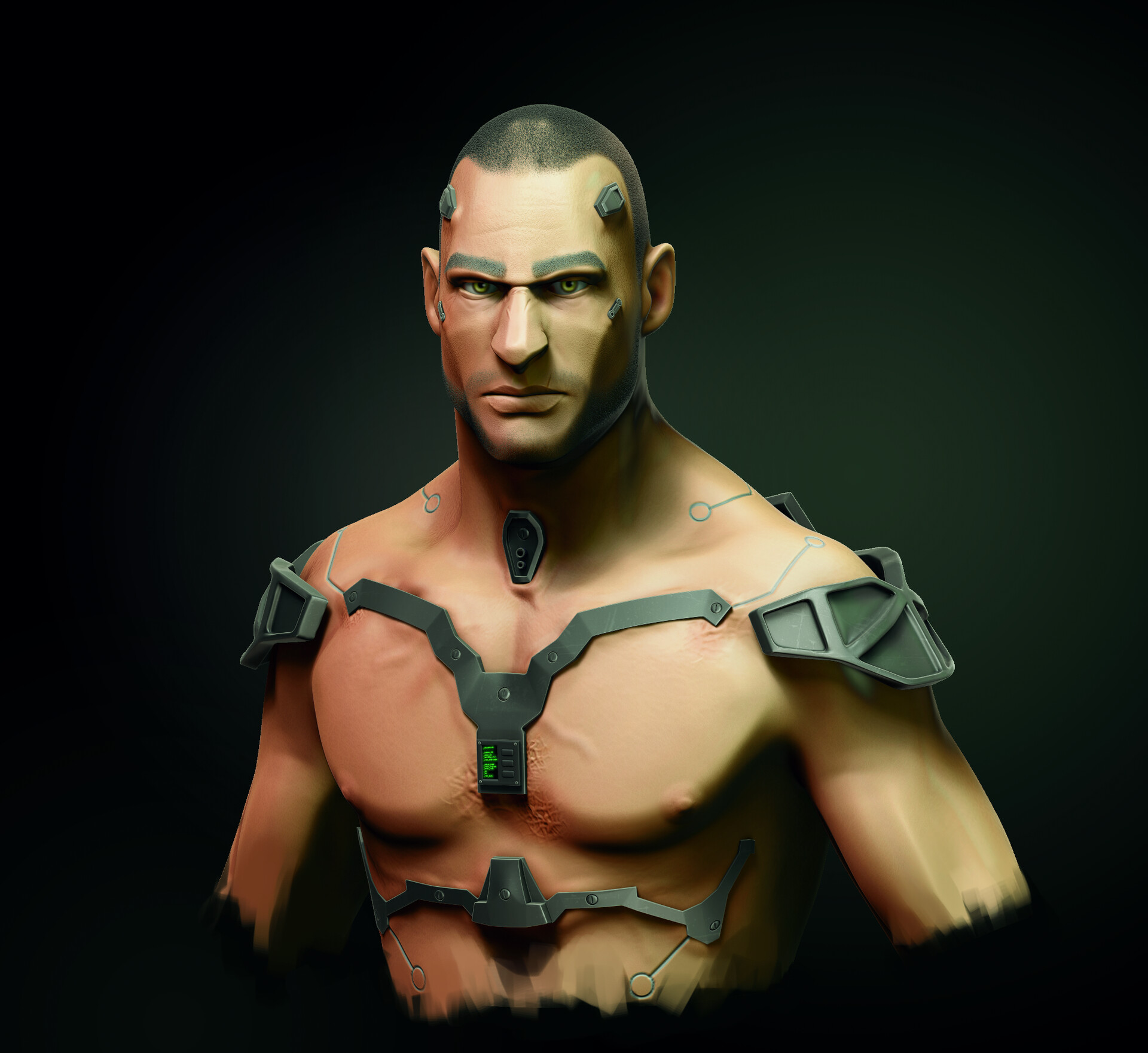 ArtStation - Enhanced soldier