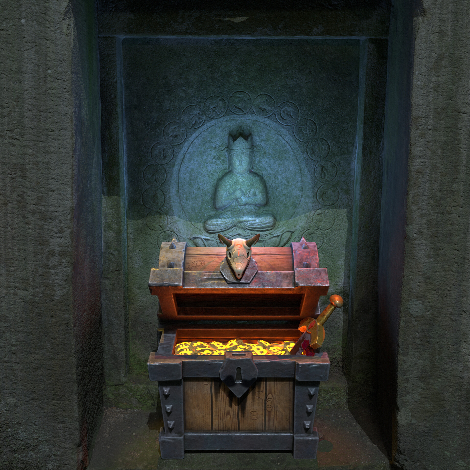 ArtStation - Ancient chest