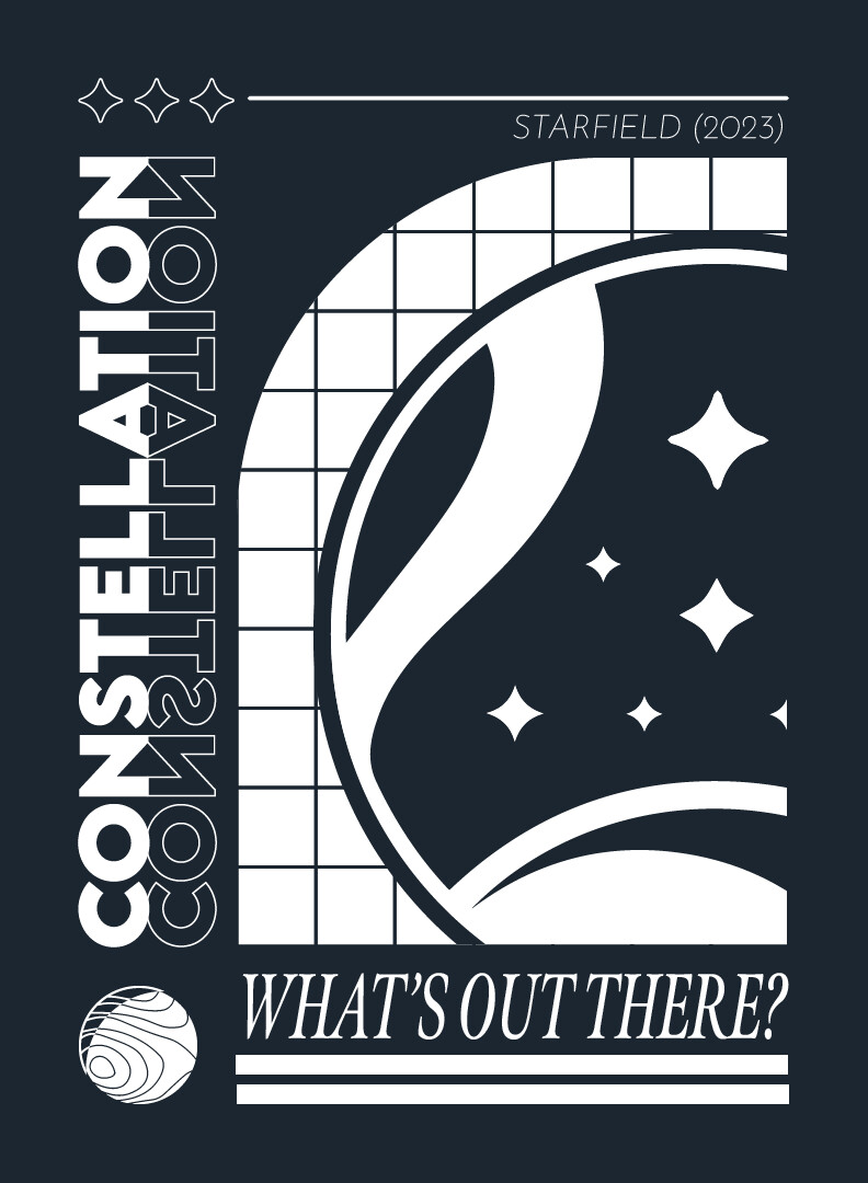 ArtStation - Constellation - What's Out There? (Starfield poster)