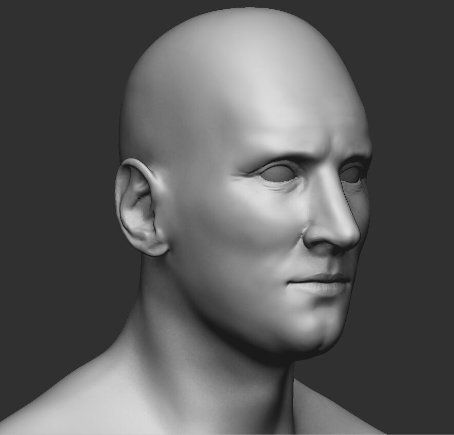 Emma Green - Player High Poly Head Sculpts