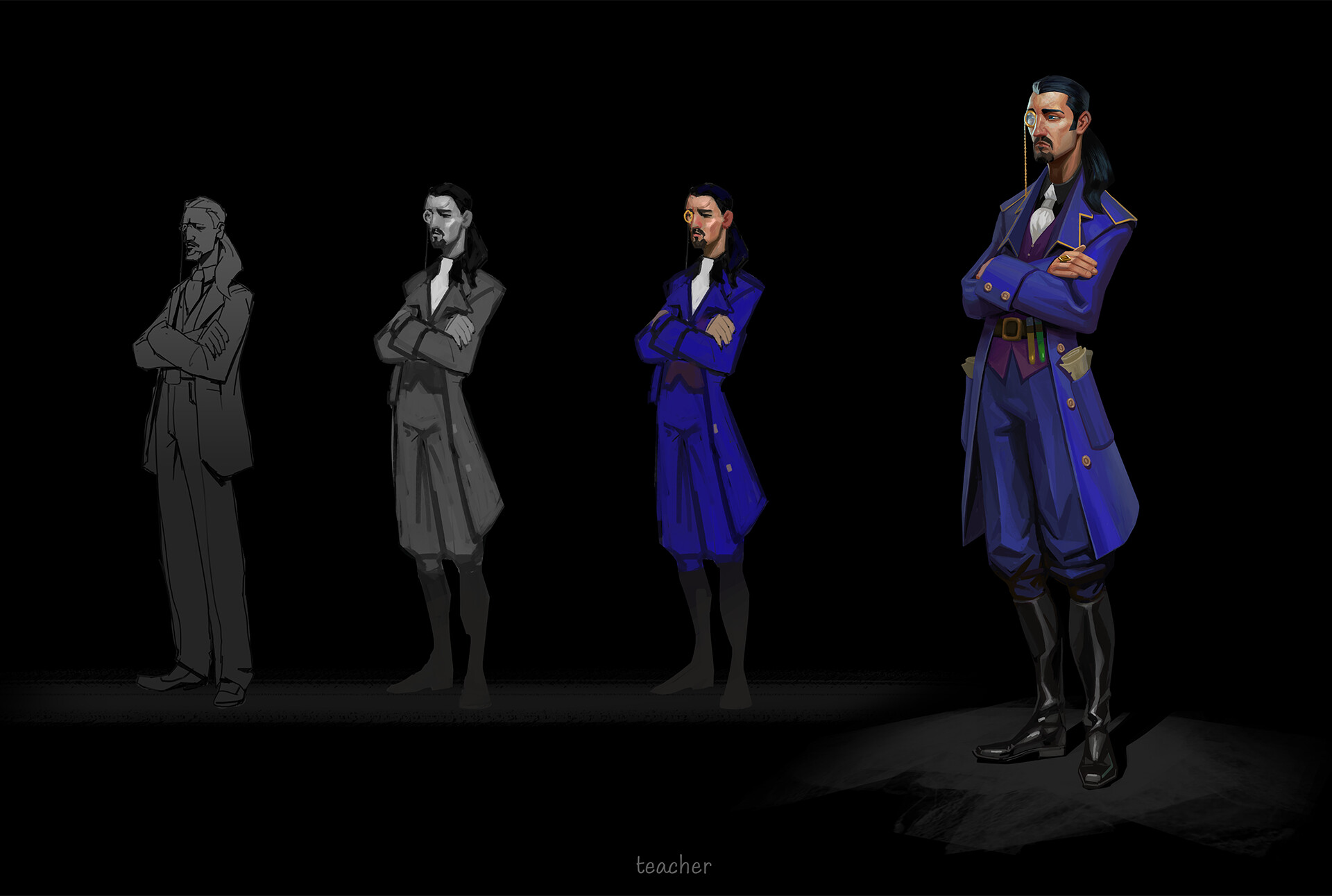 IHOR KHOMSKY - noir characters