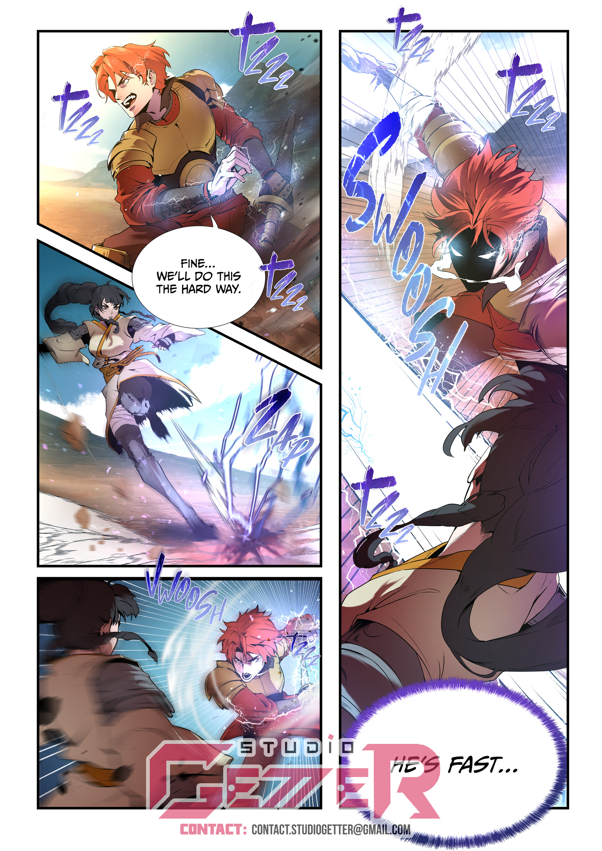 ArtStation - First sample page (manga)