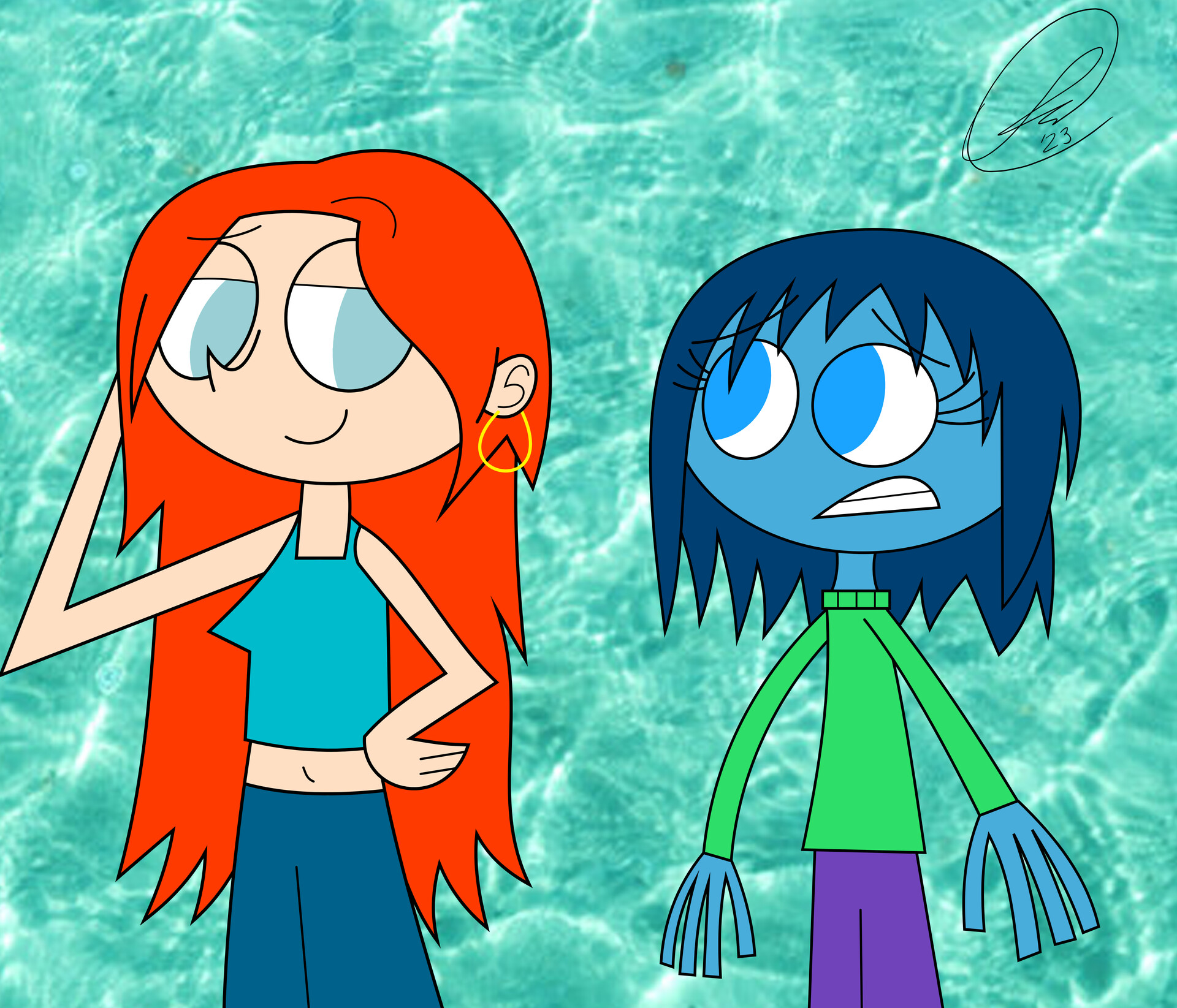 ArtStation - Ruby Gillman and Chelsea