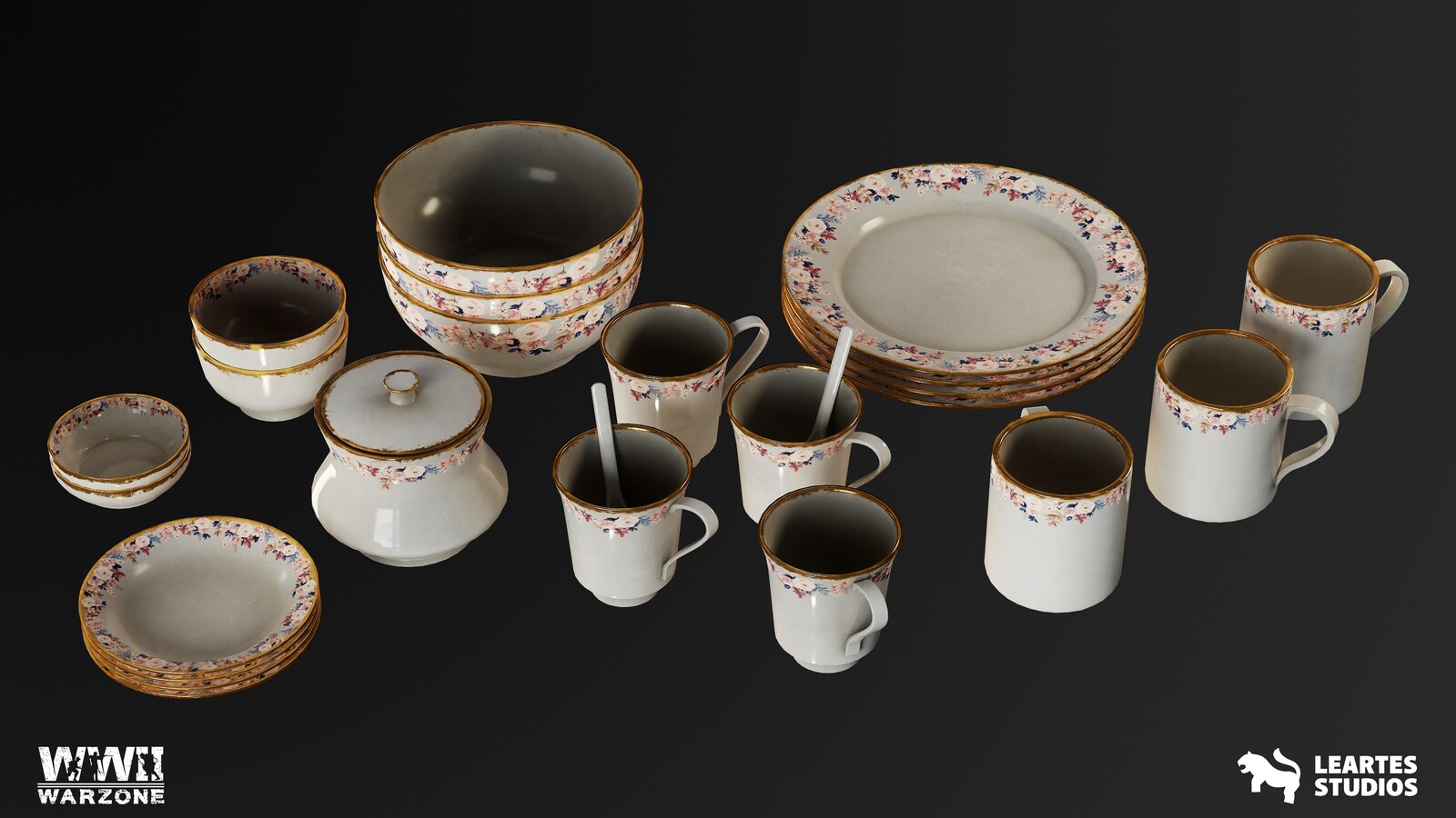 Kian Kazemi - Kitchen Prop 02 - WW2 Warzone