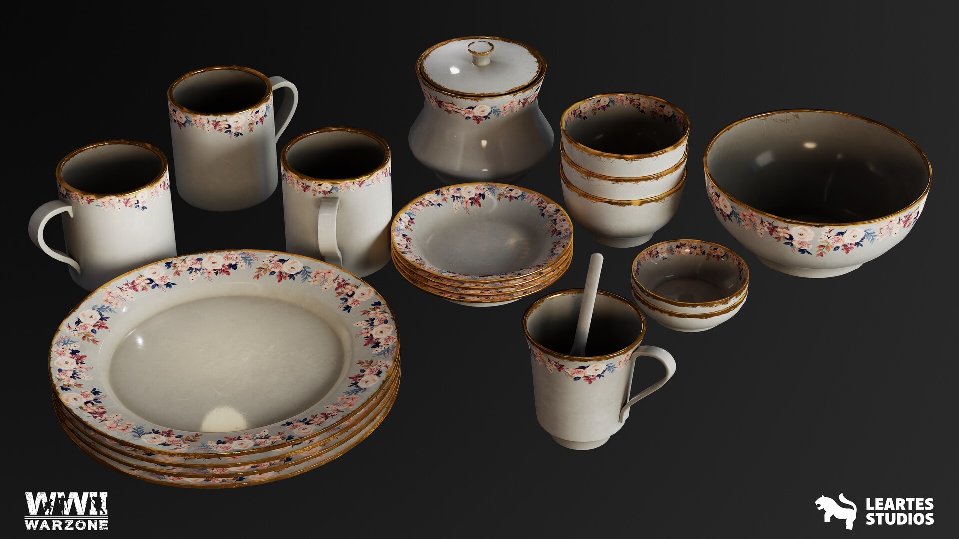 Kian Kazemi - Kitchen Prop 02 - WW2 Warzone