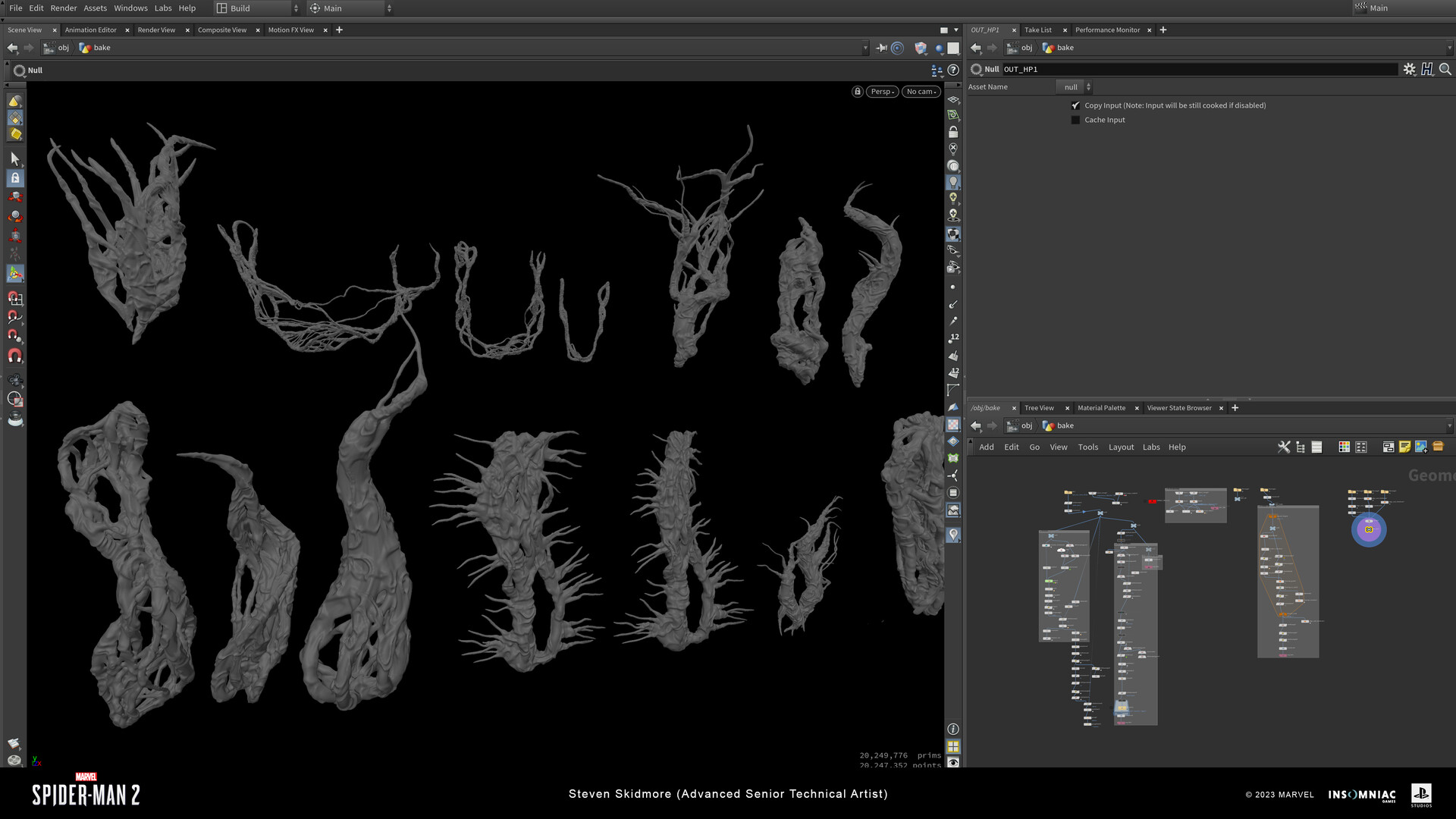 Steven Skidmore - Marvel's SpiderMan 2 - Shader and Material Work