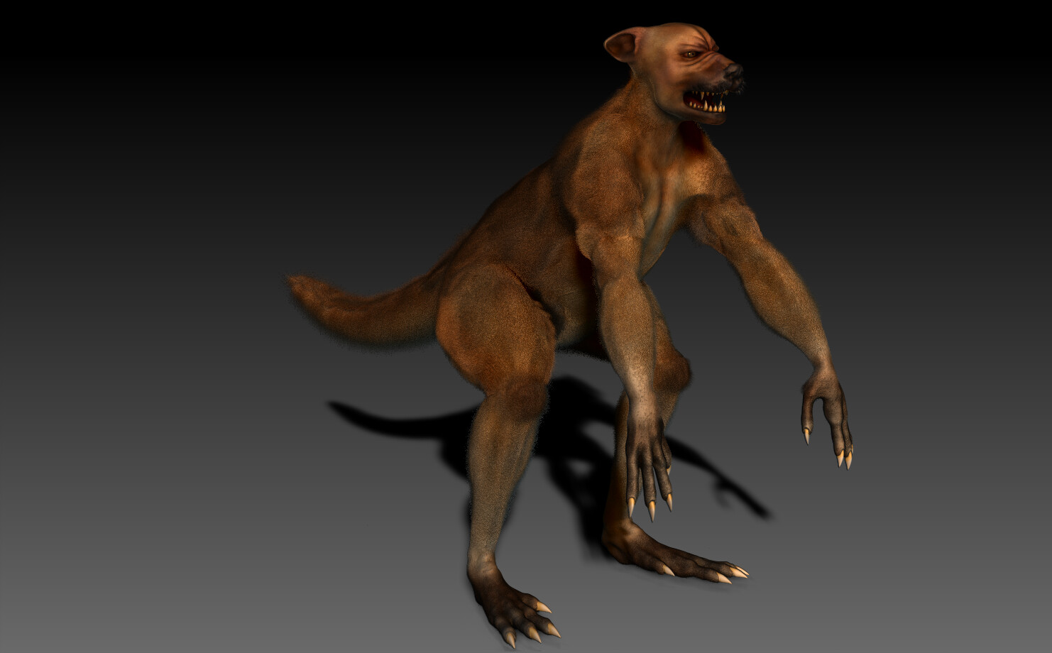 isaac wilcox - "Dogaroo" - Creature Design Sculpt