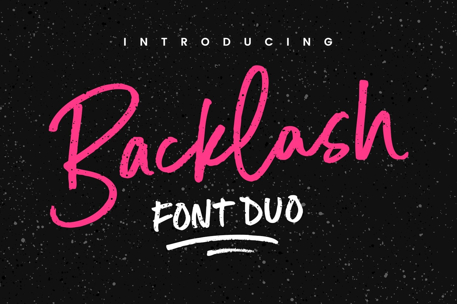ArtStation - Backlash Font Duo