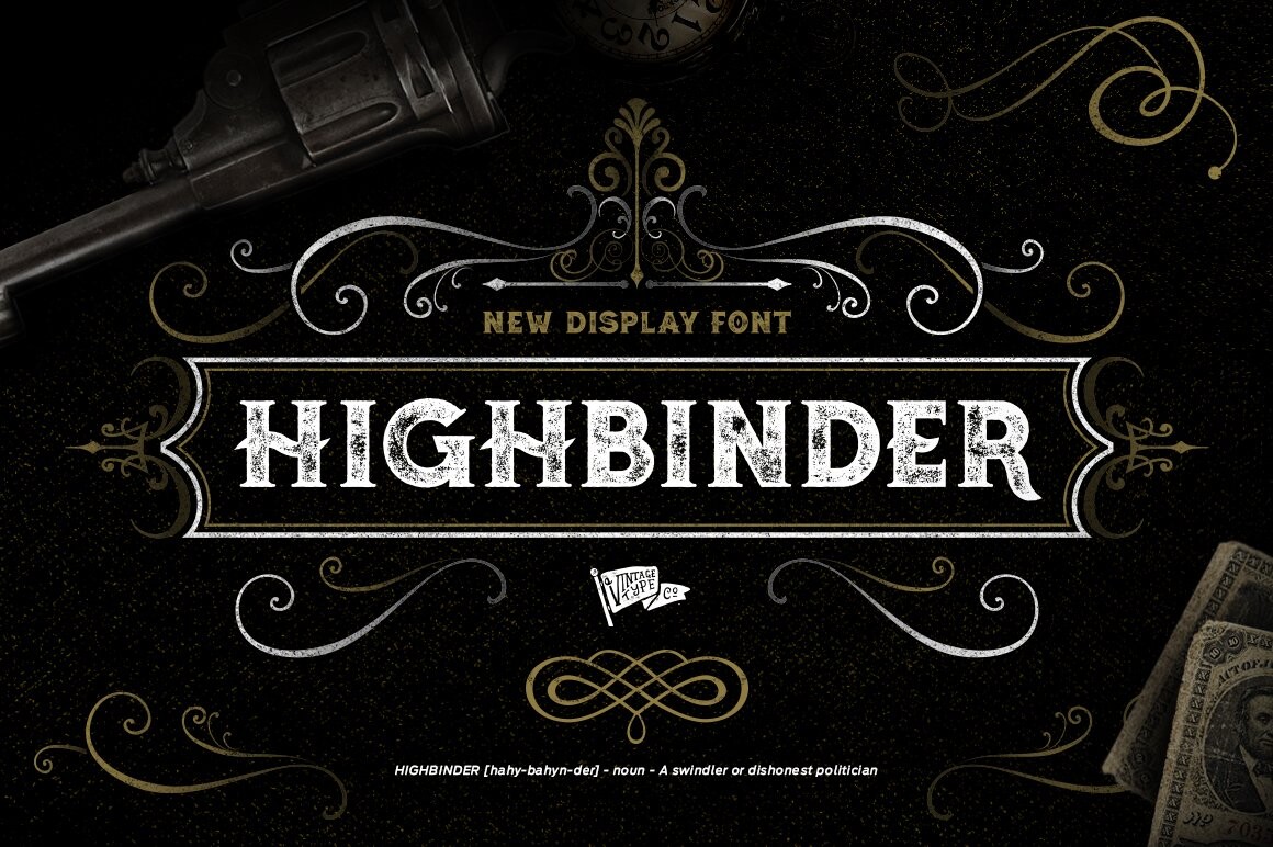 ArtStation - Highbinder Display Font
