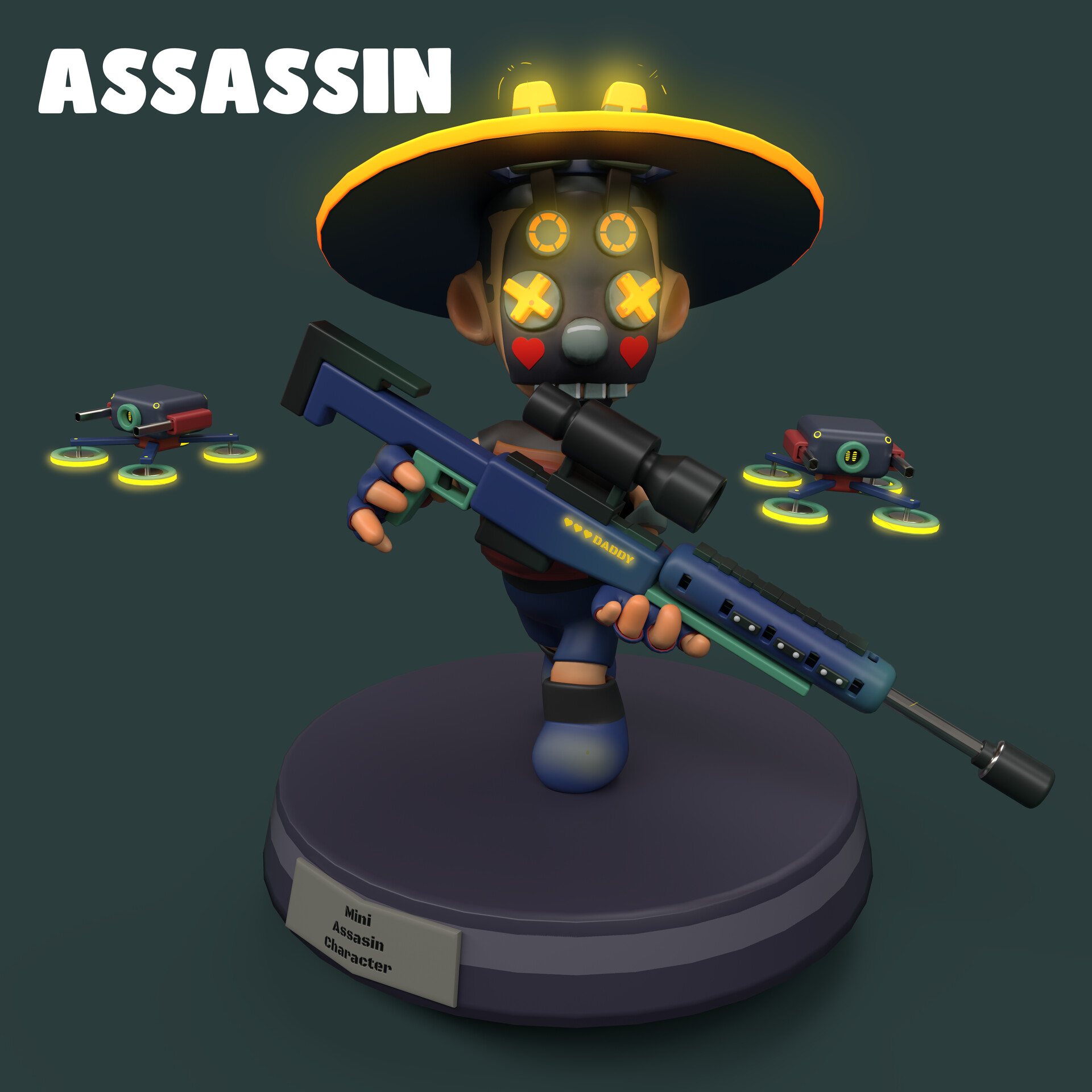 ArtStation - Assassin Mini Character