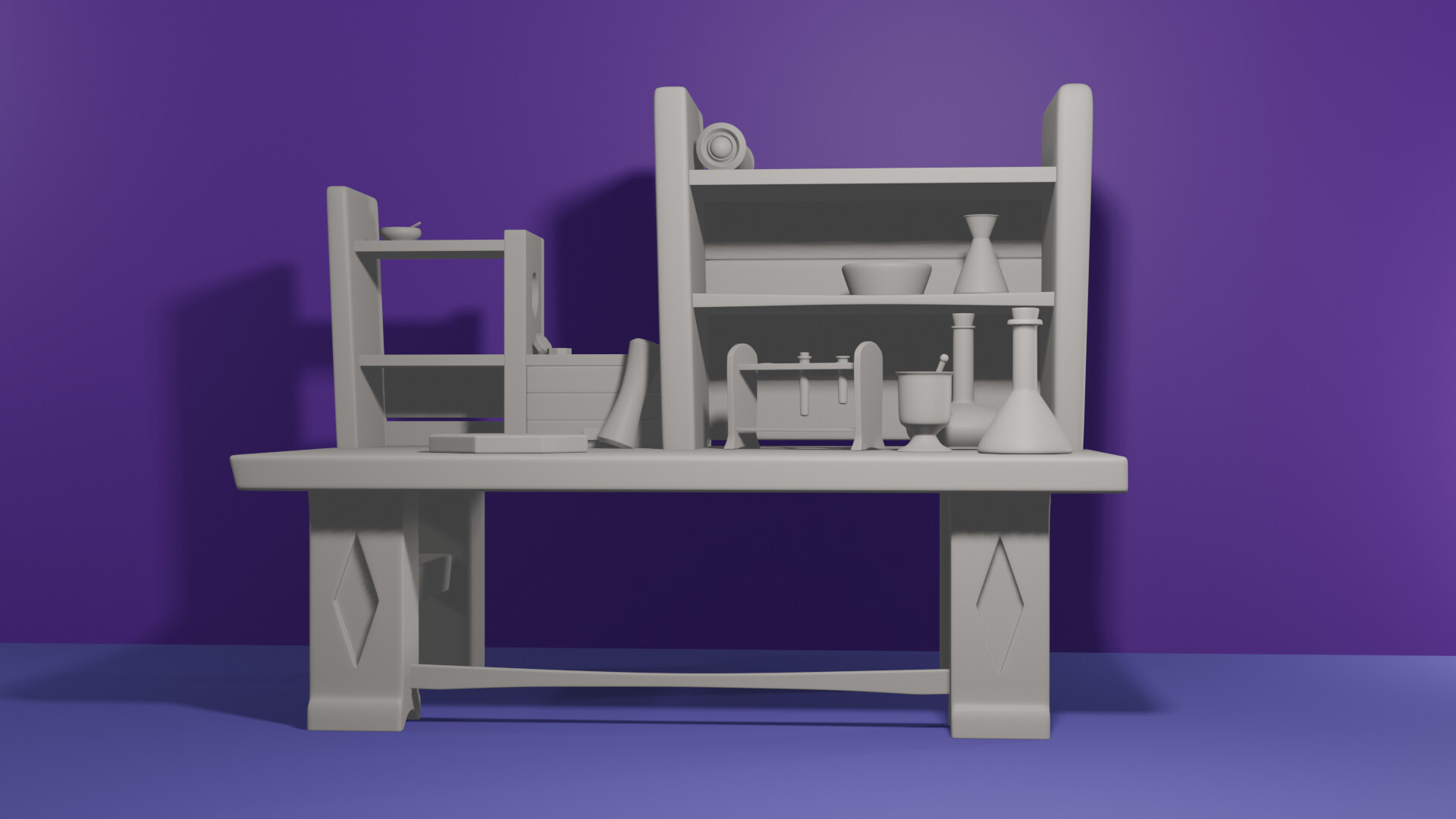 ArtStation - Alchemy Table