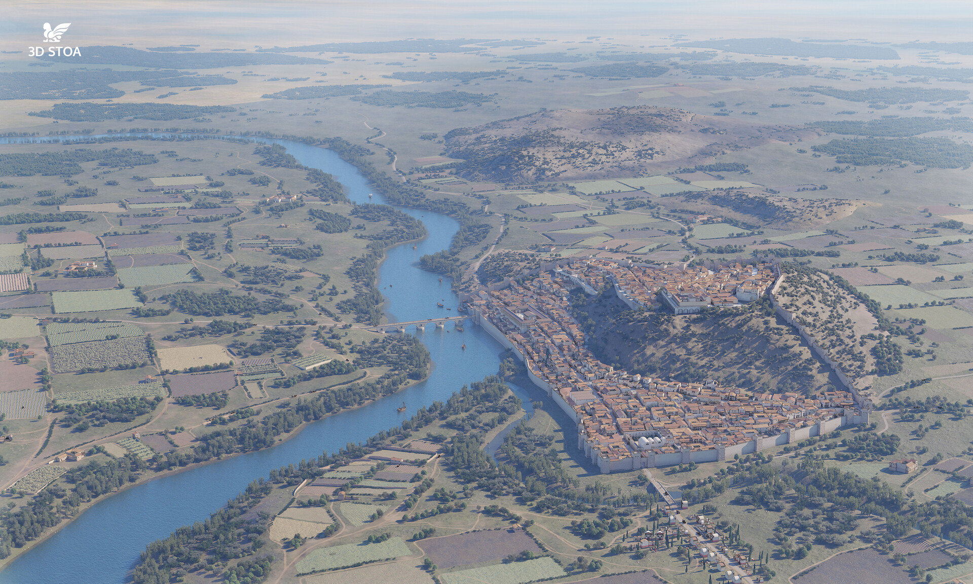 Pablo Aparicio Resco - Recreación virtual en 3D de la ciudad romana de ...