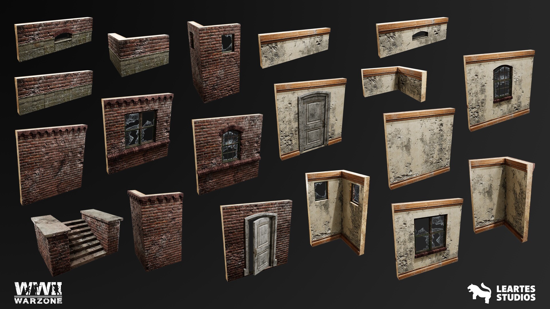 Can Ozmen - WW2 Warzone Environment / Modular Building