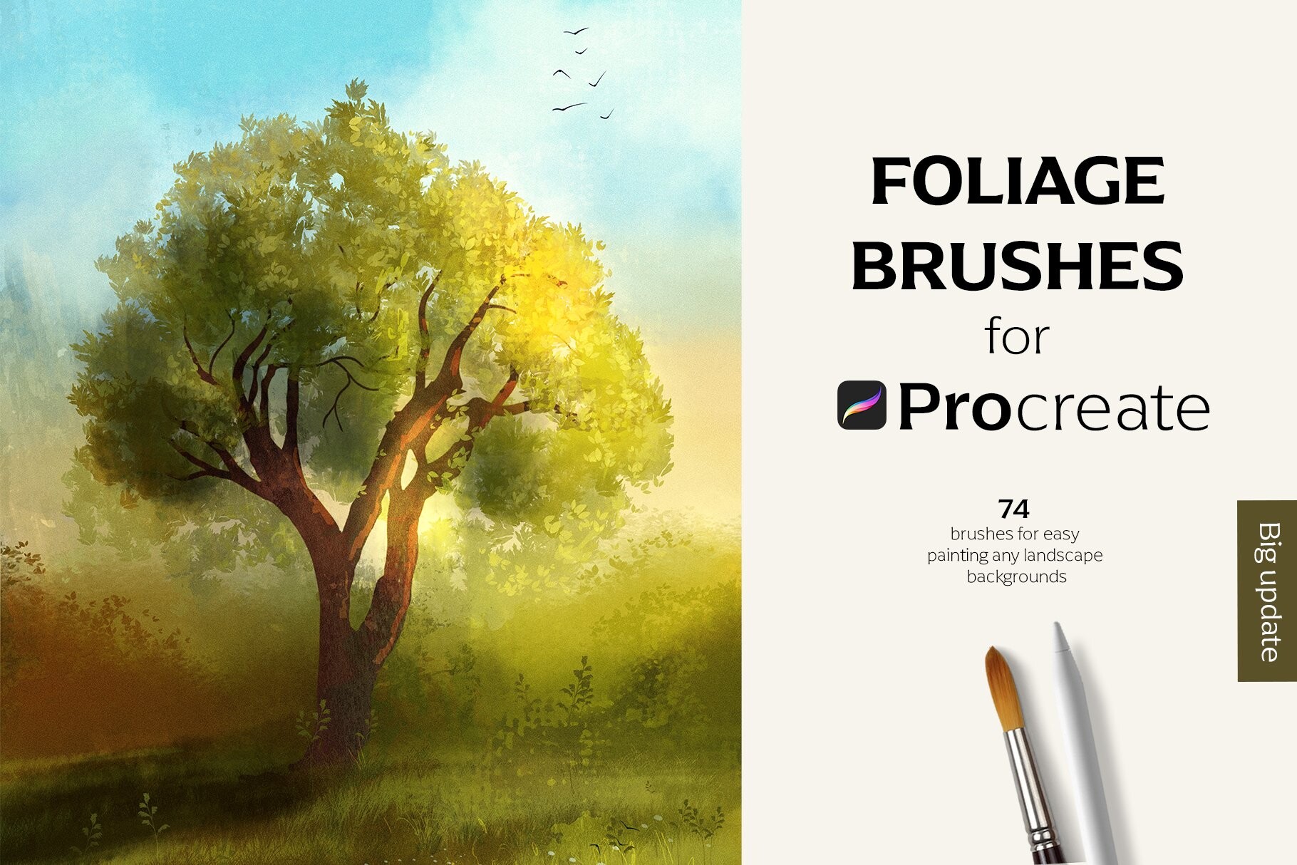 ArtStation - Procreate Foliage brushes