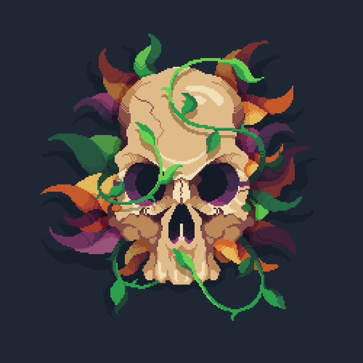 ArtStation - Leaf Skull