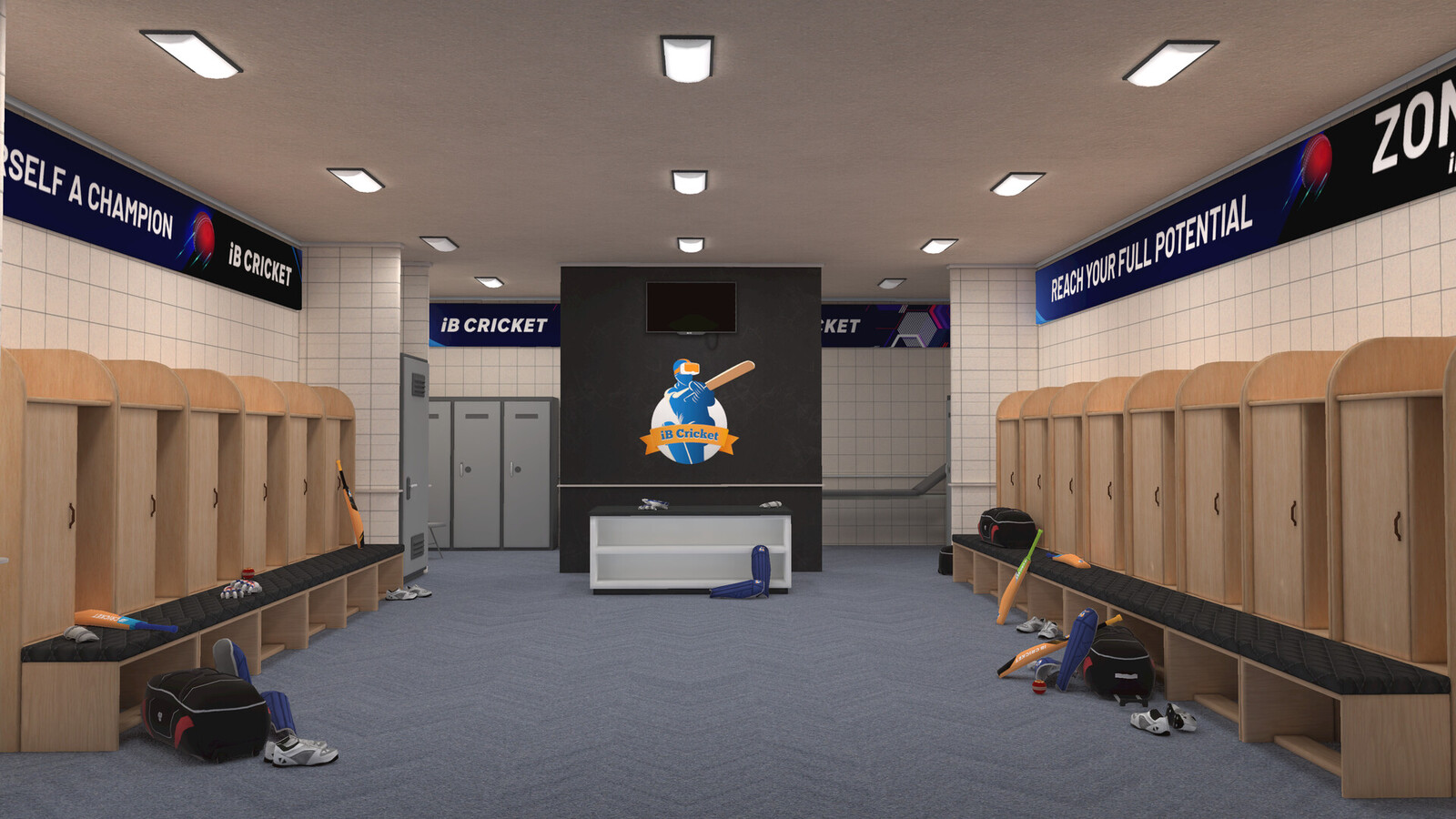 Prateek Karajgikar - iB Cricket VR - Locker Room Environments