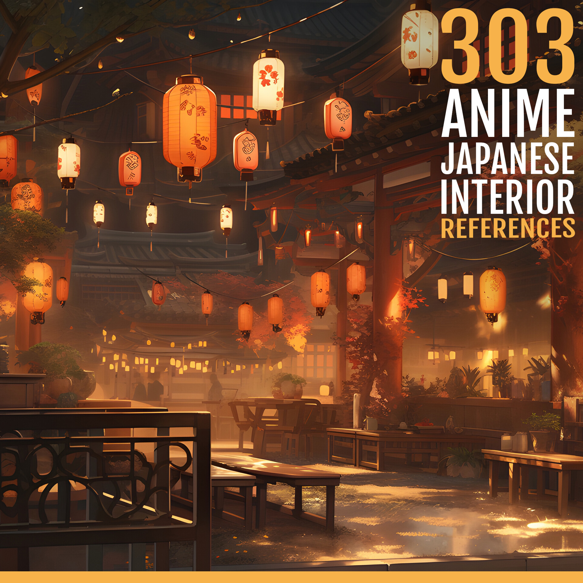 ArtStation - 303 Anime Japanese Interior