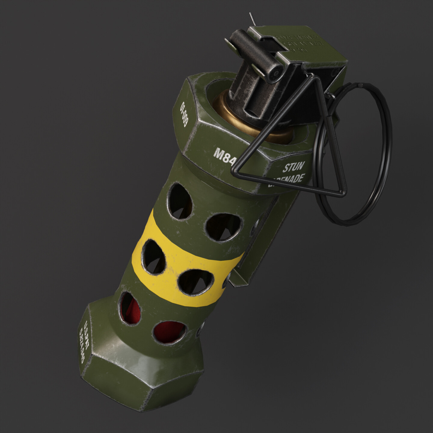ArtStation - M84 Stun Grenade