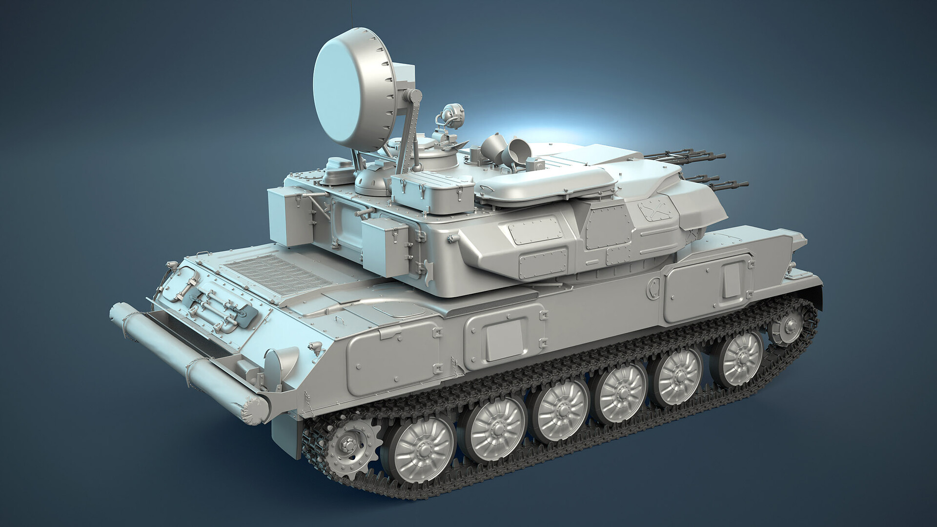 Serhii Ryzhkov - ZSU-23-4 Shilka High-Poly