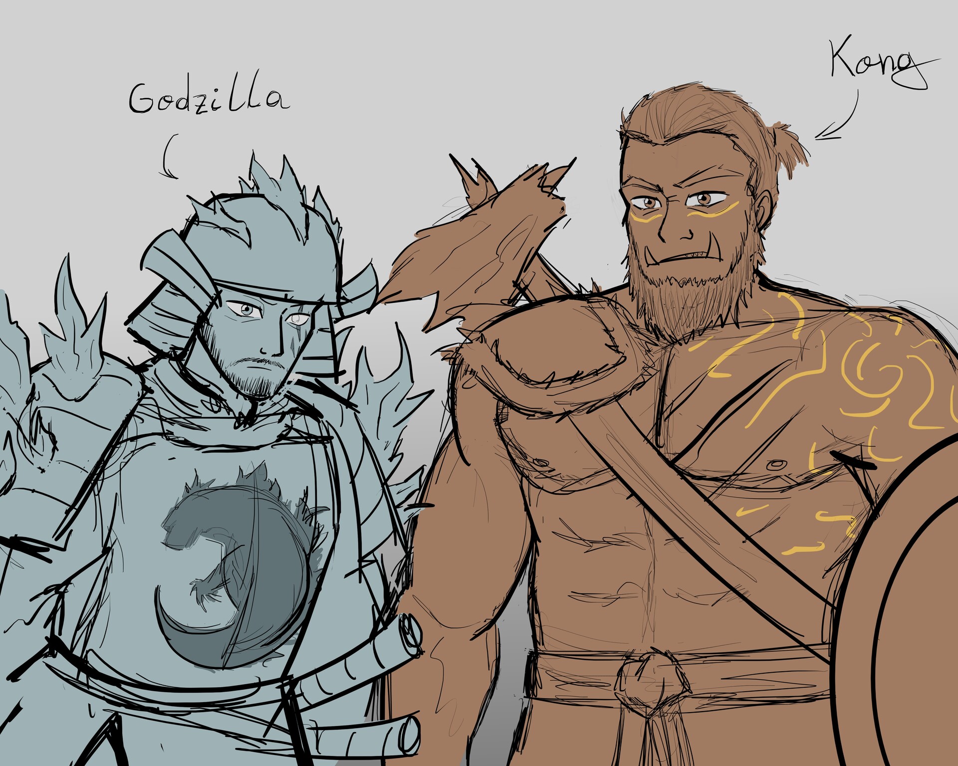 ArtStation - Human Godzilla and Kaijus
