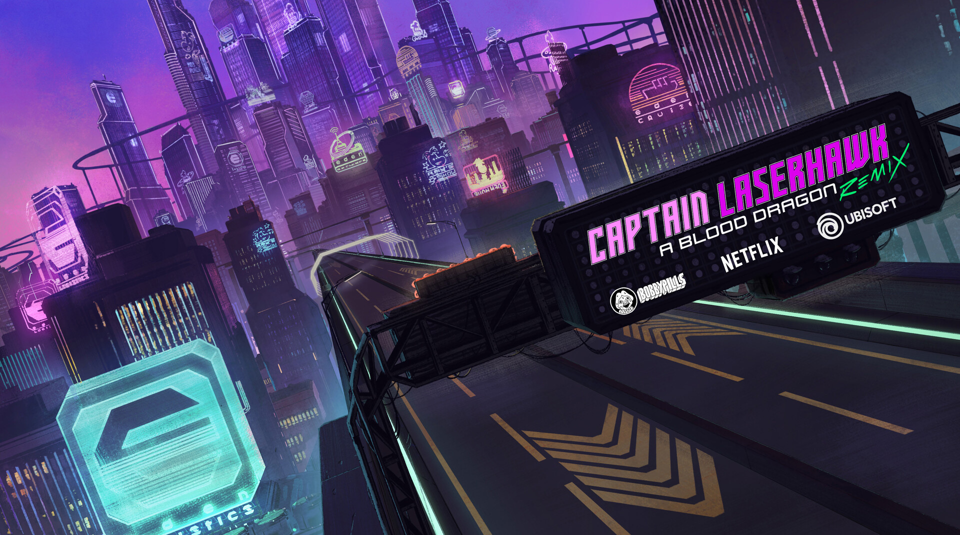 Luc Grzesiak - Captain Laserhawk : Background Art