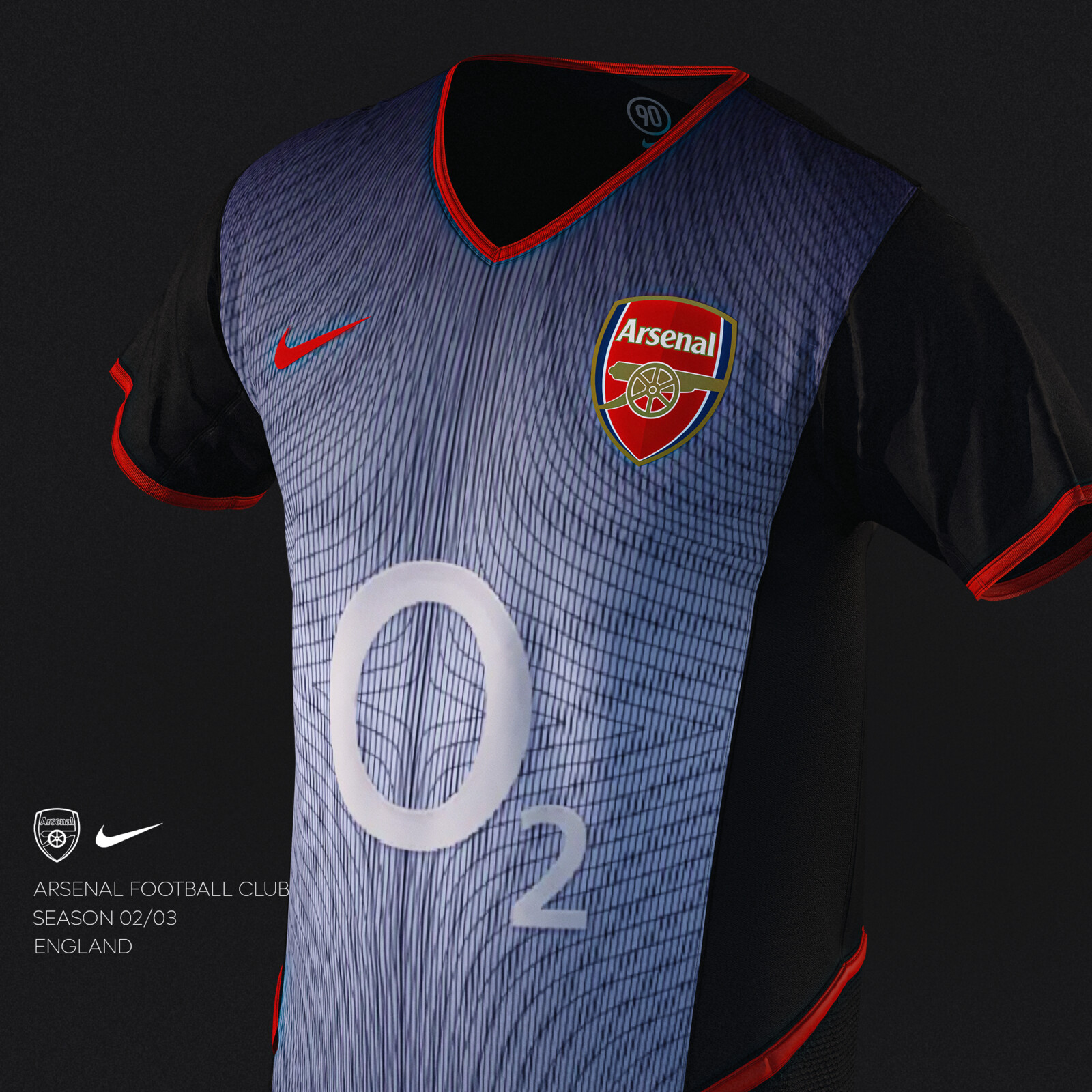 Digote.Art - #CLO 3D JERSEY ARSENAL AWAY NIKE 2002/03