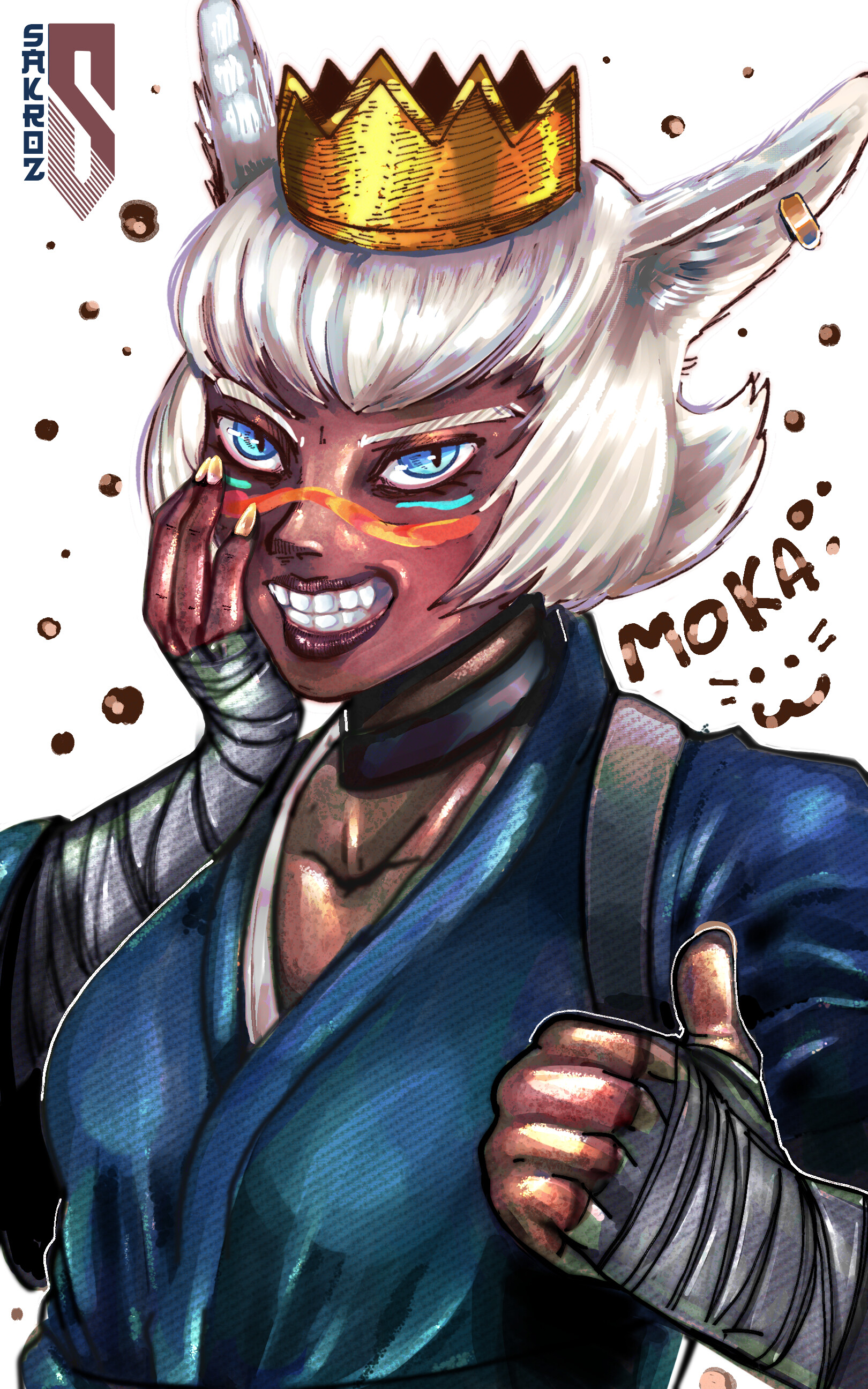 ArtStation - Moka Cinnion - FFXIV character