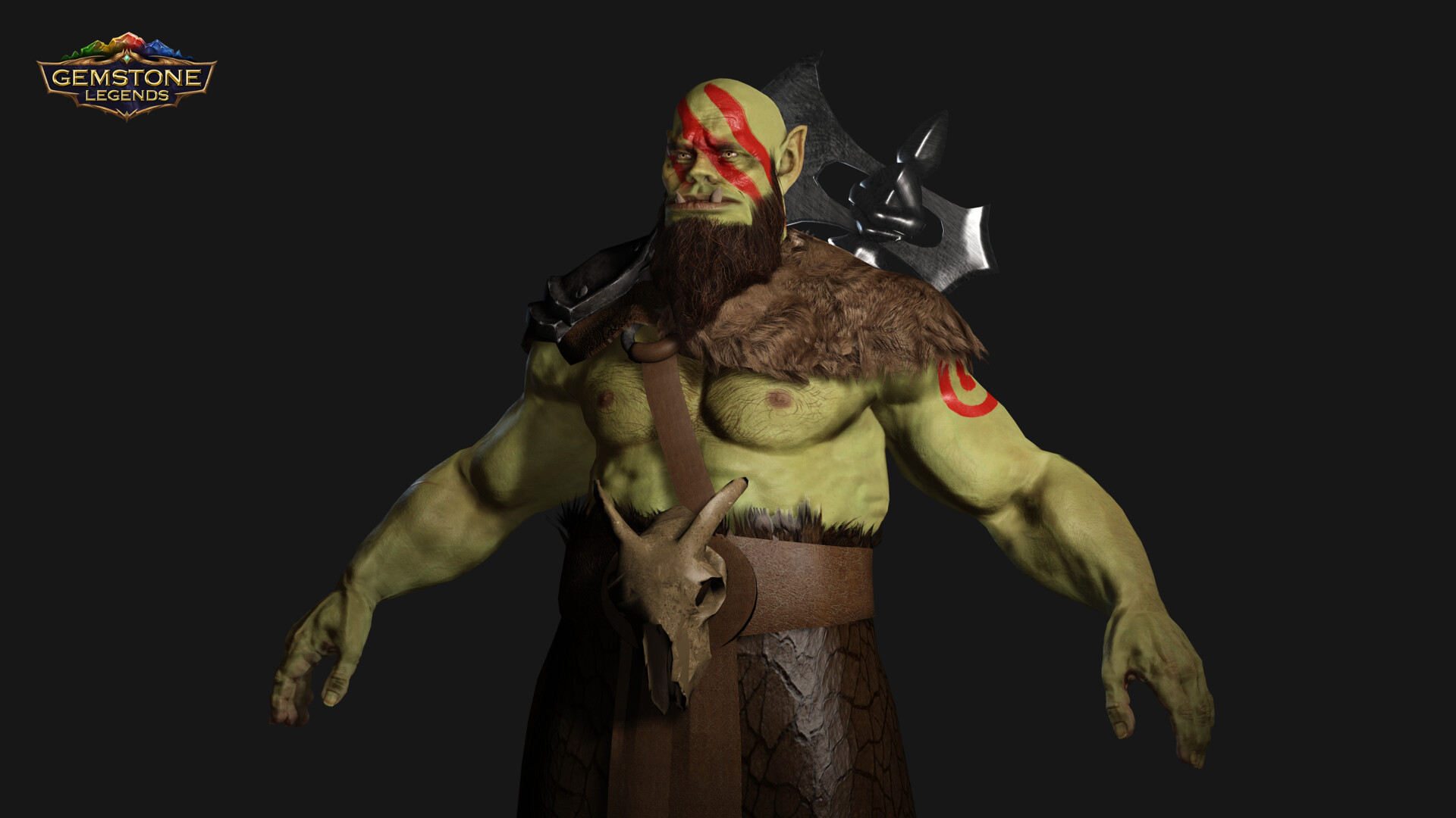 Λ R Ξ C - Gemstone Legends | Orc Warrior