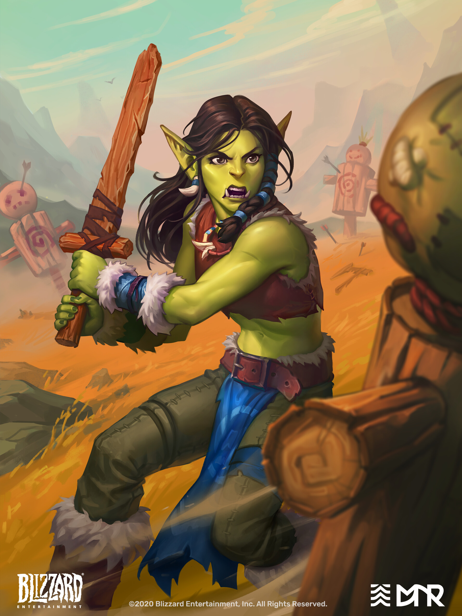 Rodrigo Camilo Art - Concept Art and Illustration - Hearthstone - Mercenaries / Draka