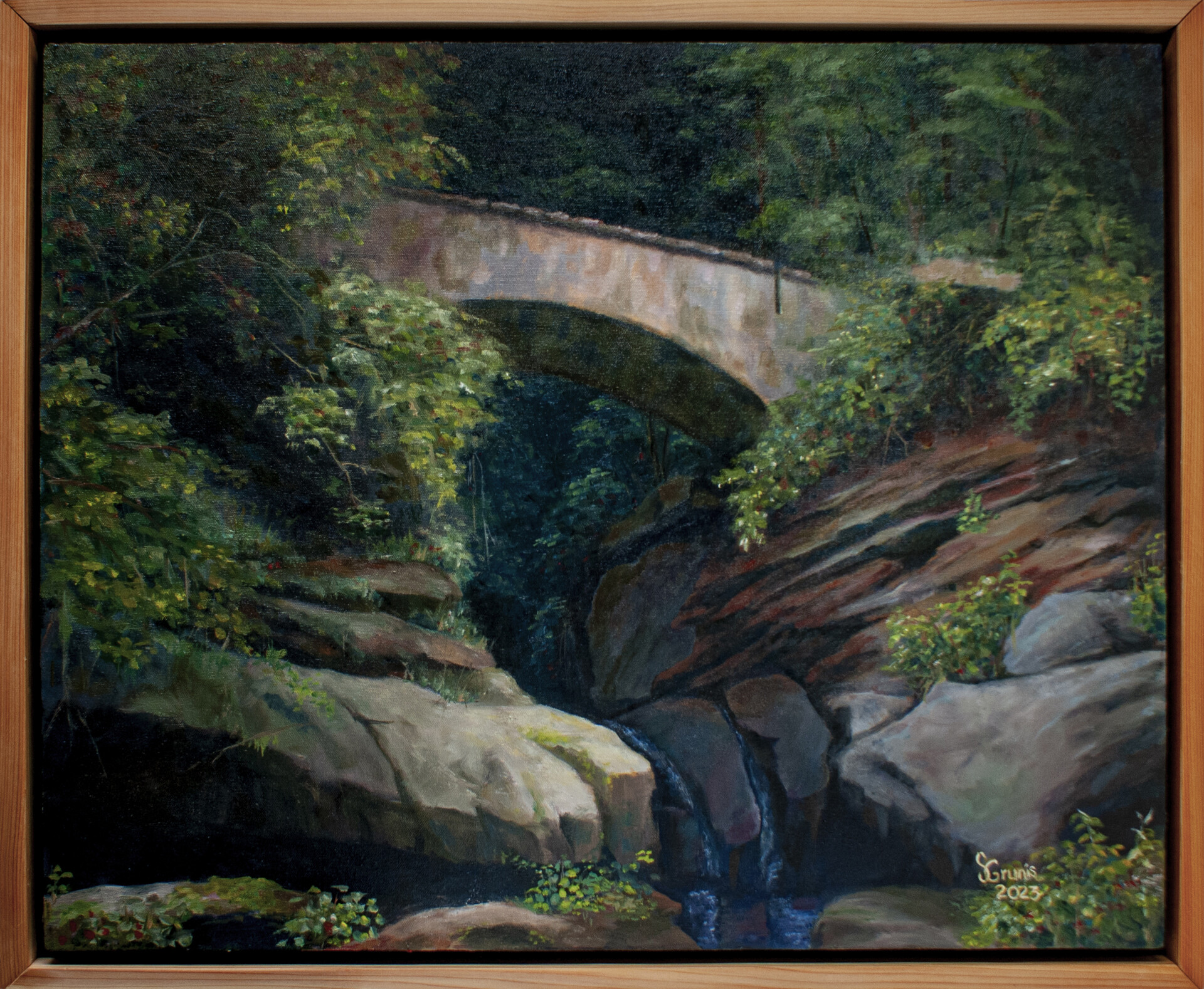 ArtStation - Hocking Hills Bridge