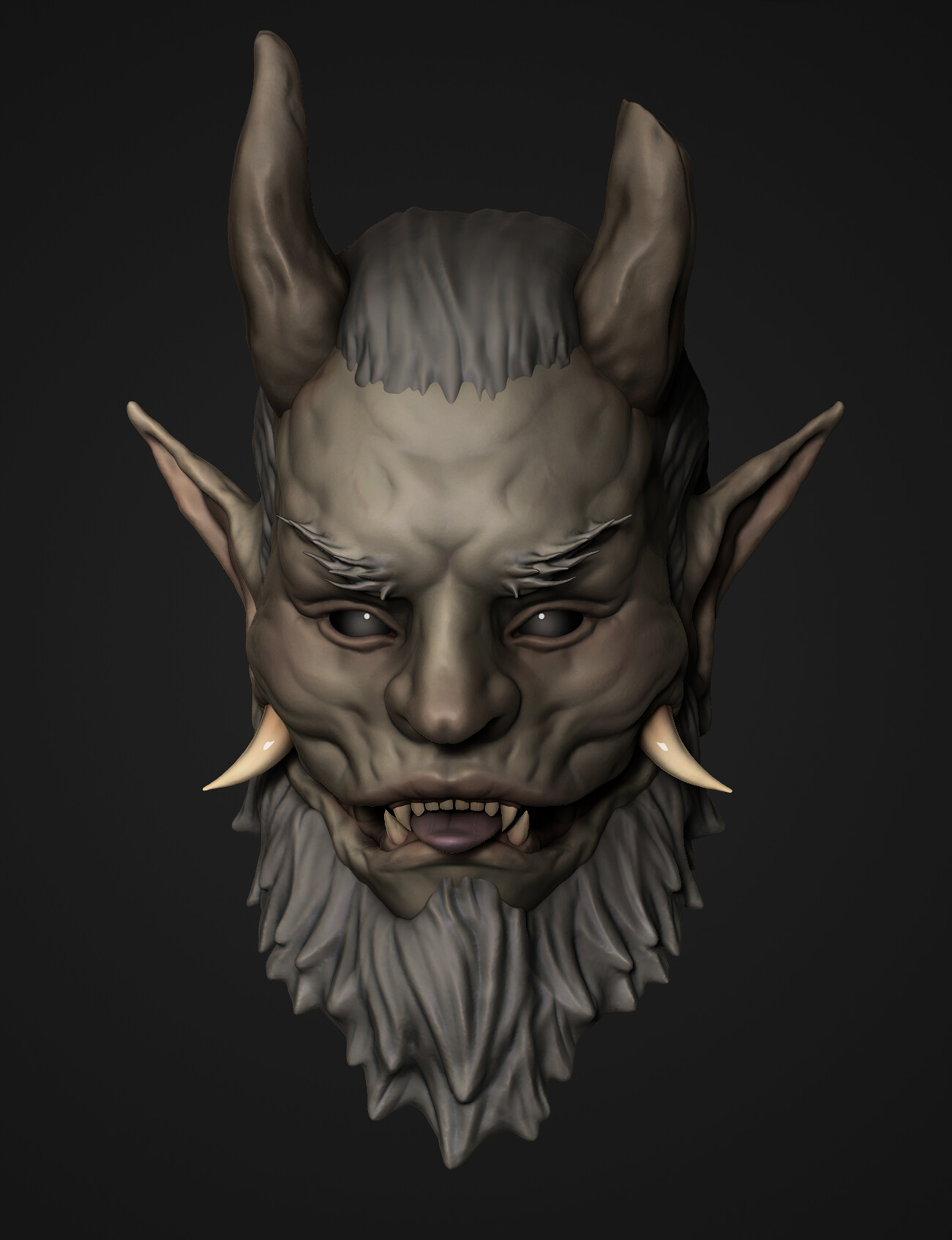 ArtStation - Demon head