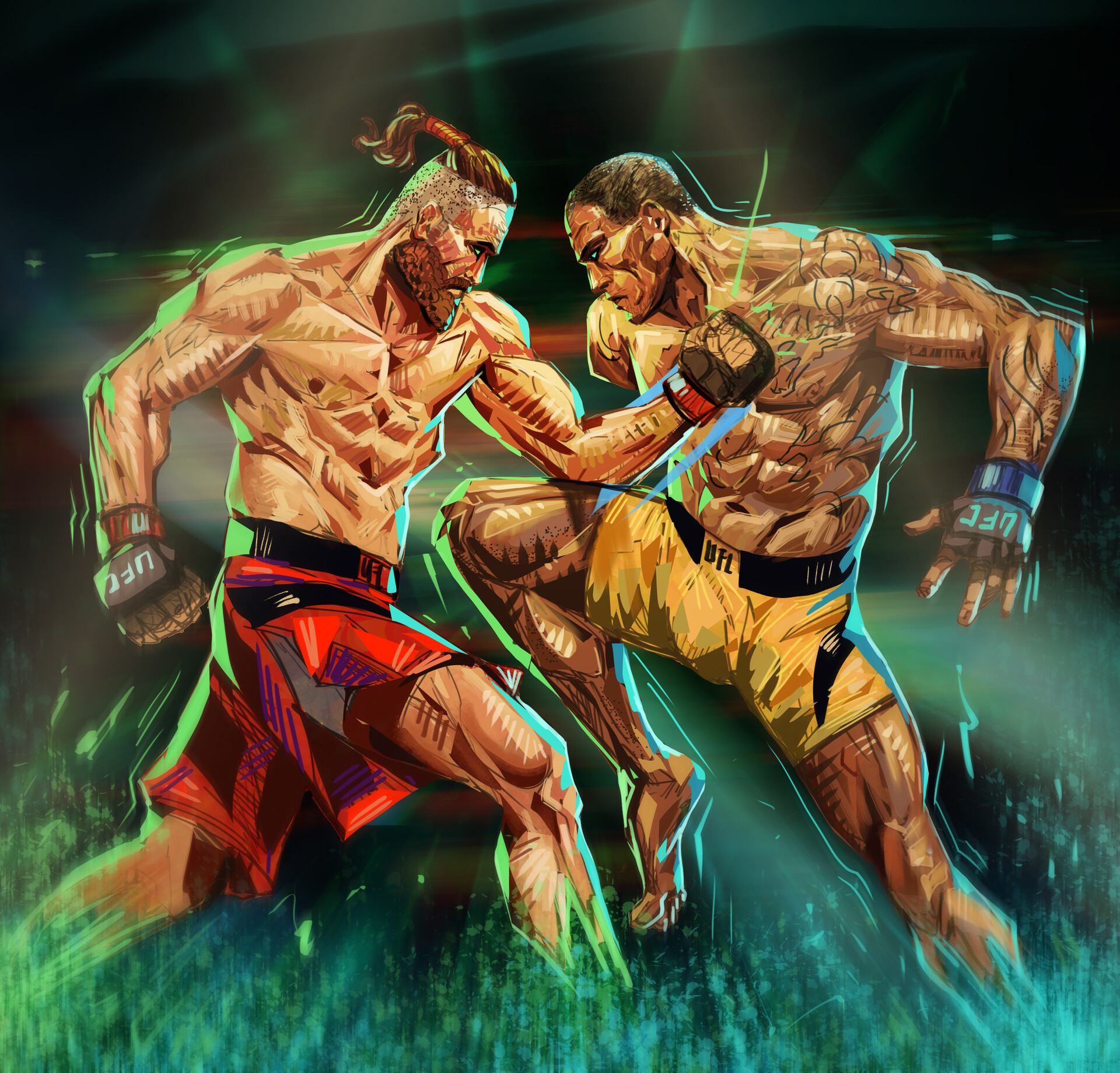 ArtStation - UFC 295