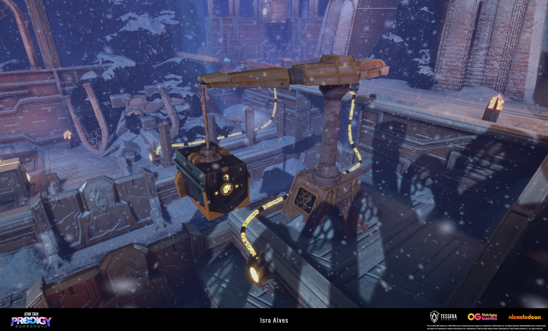 Isra Alves González - Star Trek Prodigy Supernova (2022) Crane & Battery Base
