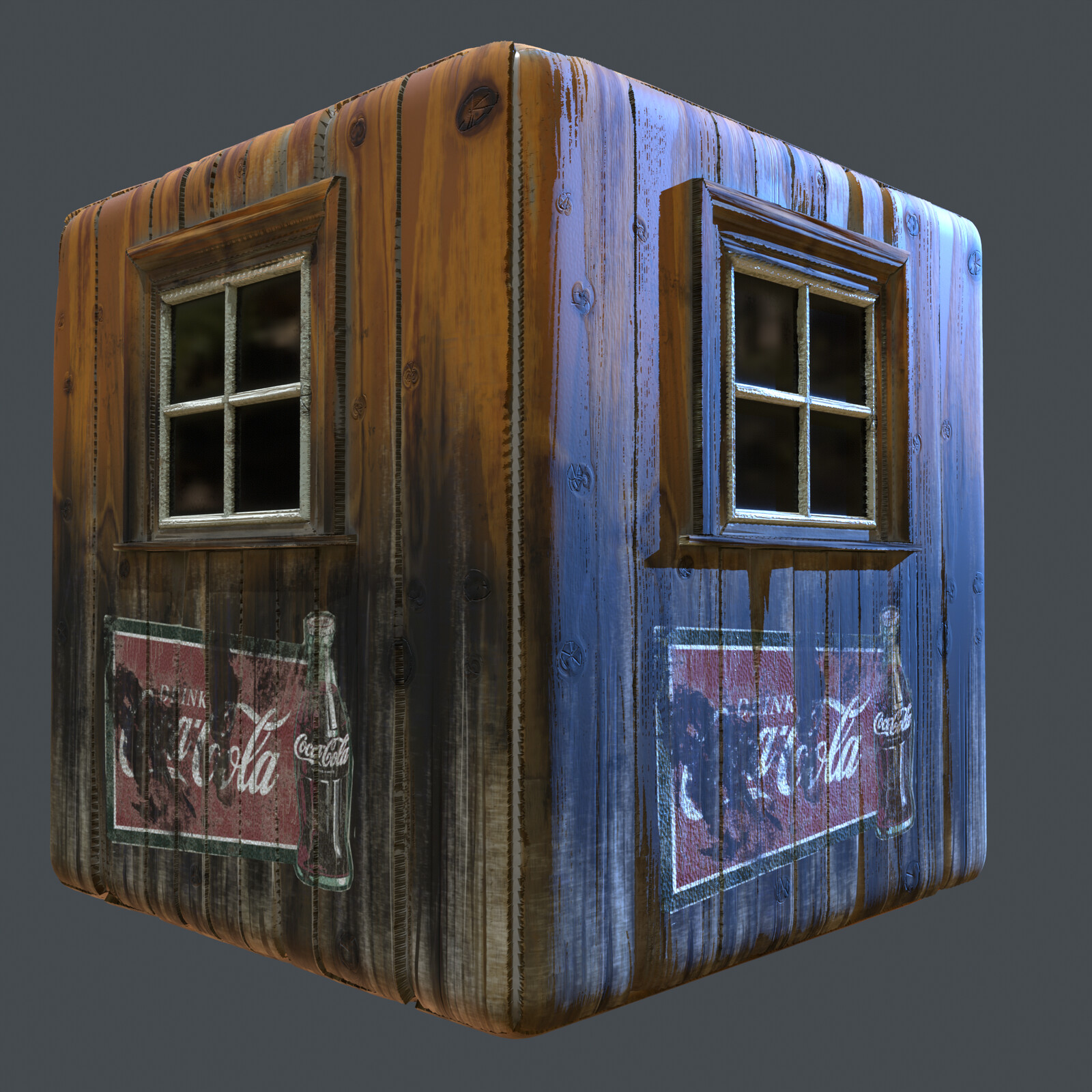 Darran Hurlbut - Substance Designer Wood Wall