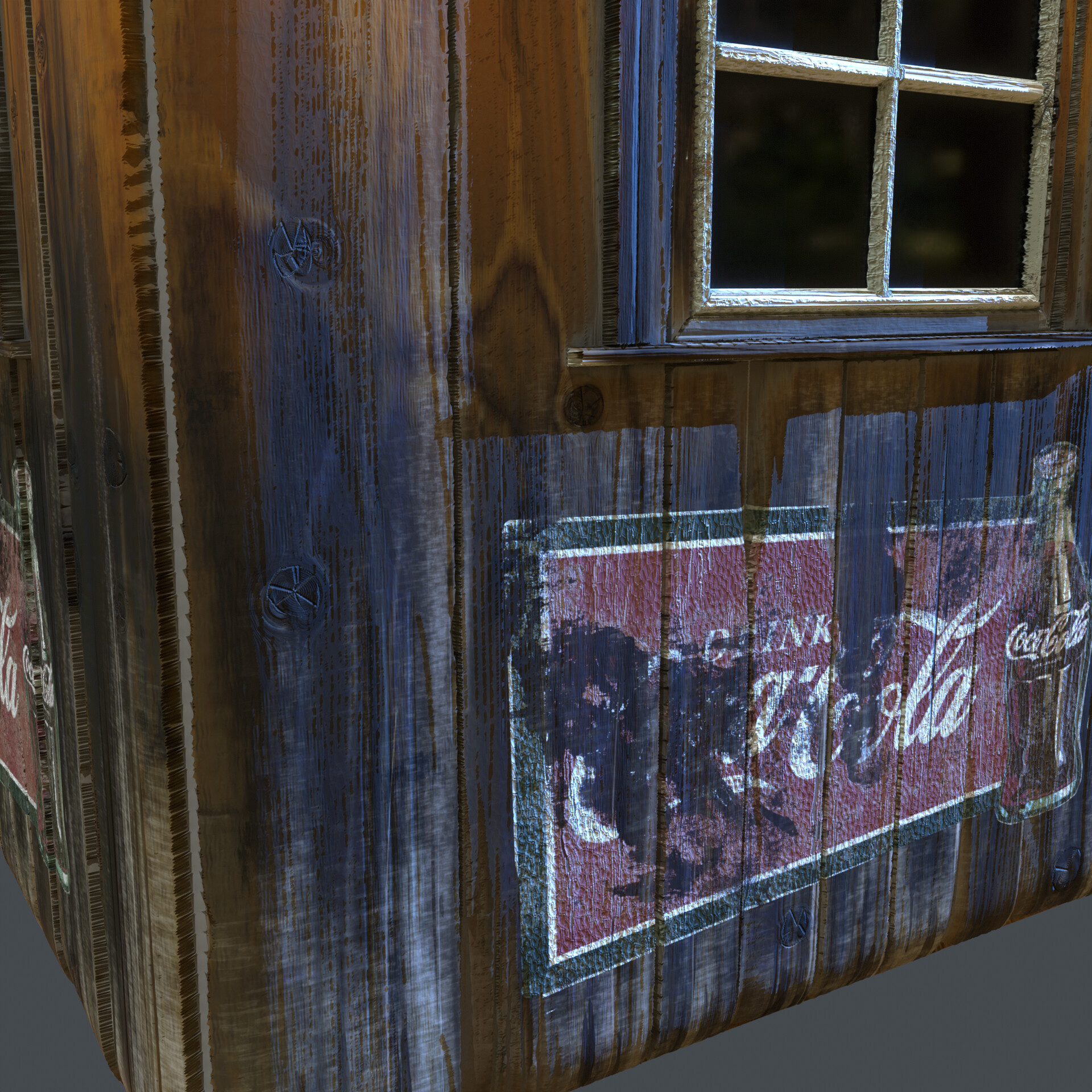 Darran Hurlbut - Substance Designer Wood Wall