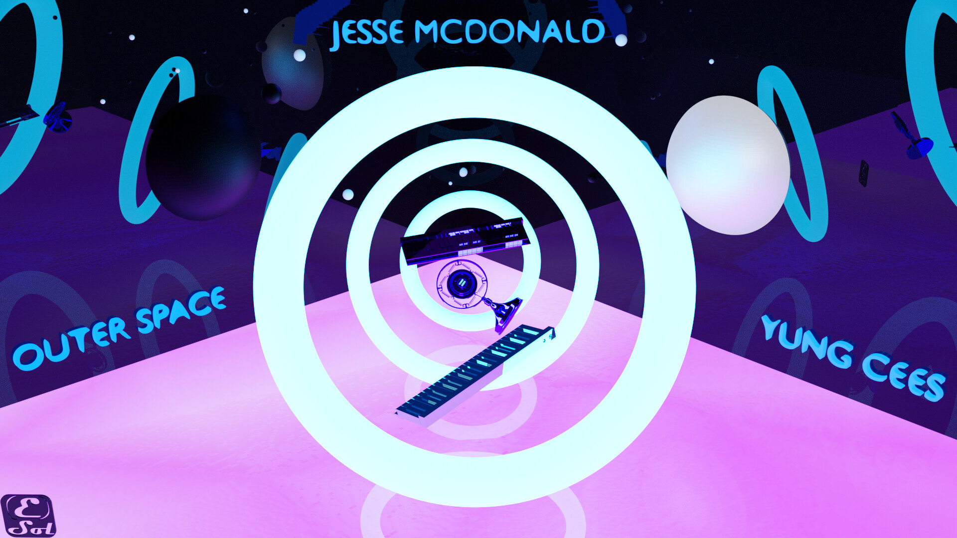 ArtStation - Outer Space Album Cover