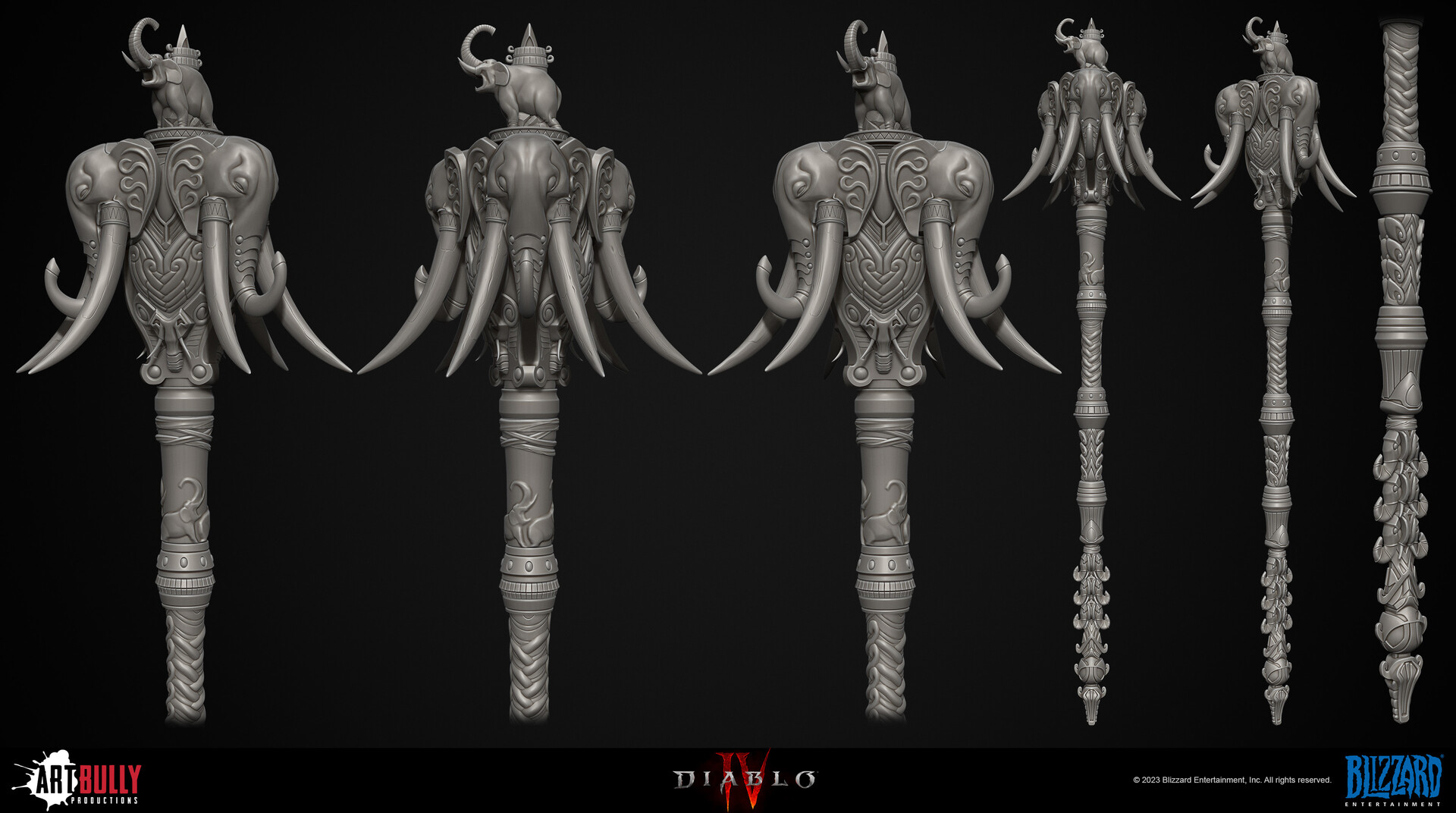 Patrick Nuckels - 3D Artist - Diablo IV: Staff Weapon