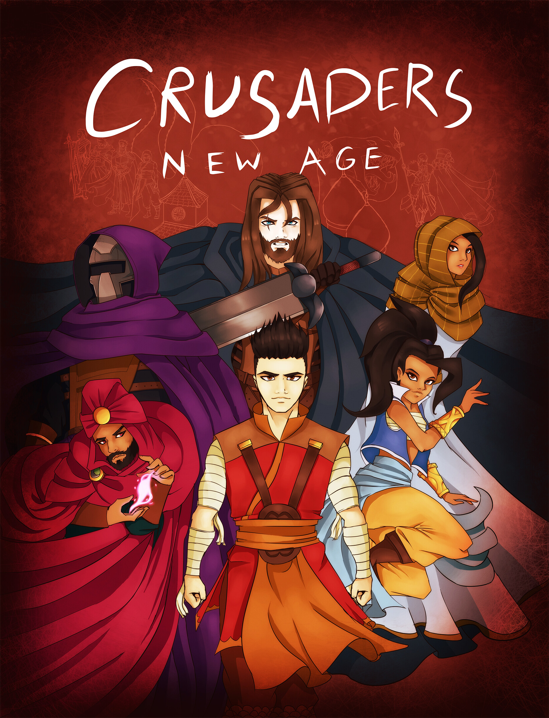 ArtStation - CRUSADERS: New Age - Volume 1 Cover