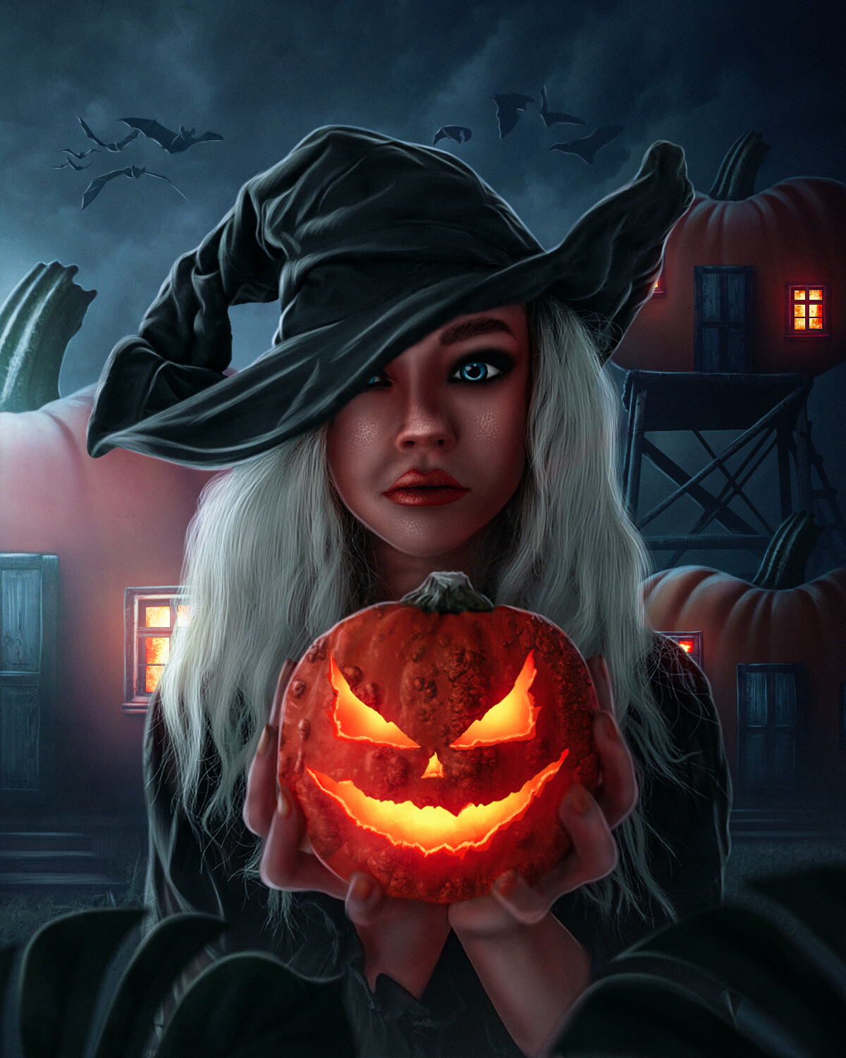 ArtStation - Helloween girl