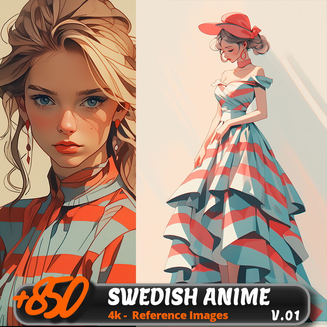 ArtStation - SWEDISH ANIME VOL. 01/ 4K/ Reference Image