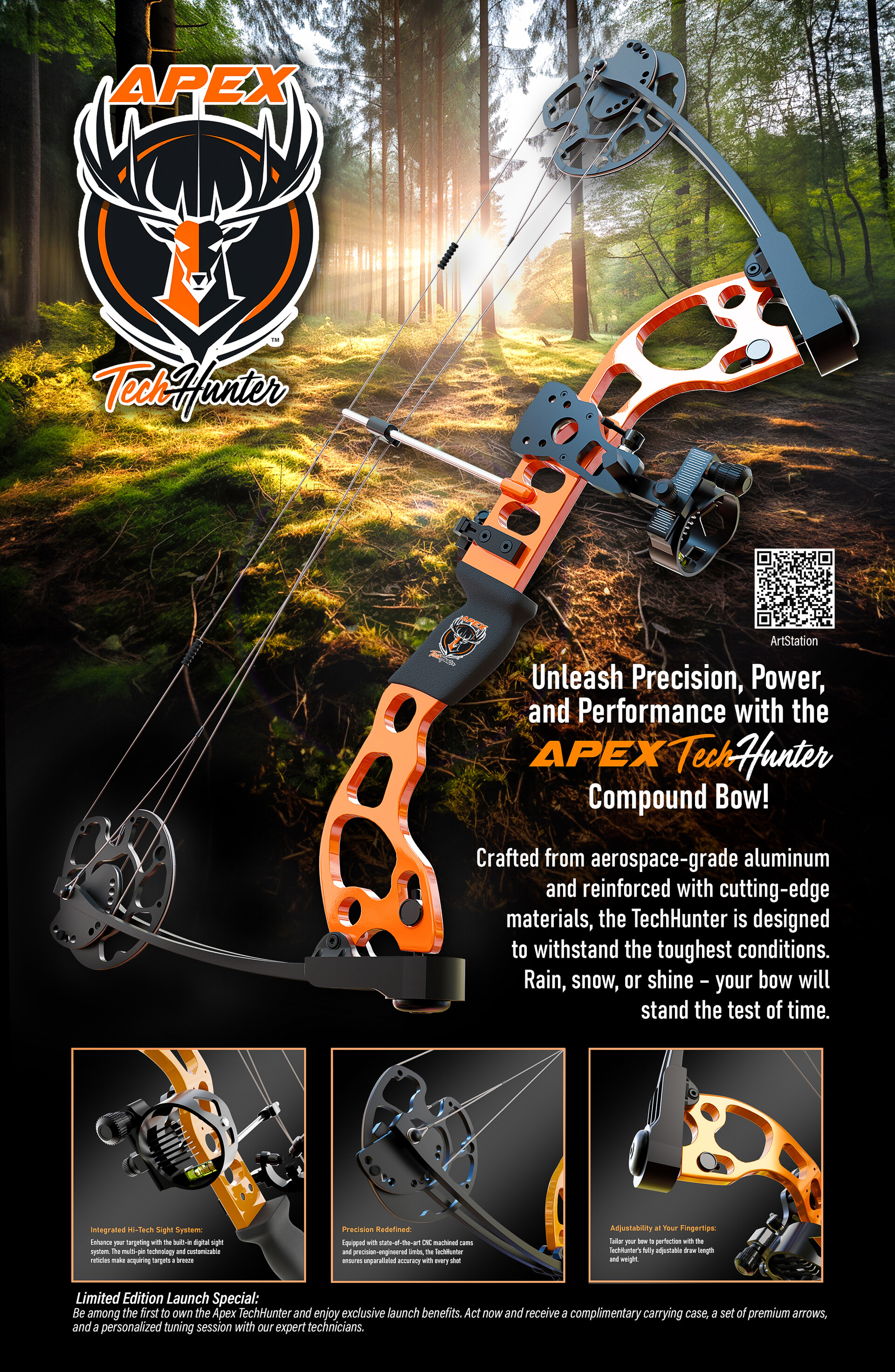 ArtStation - APEX Tech Hunter Compound Bow