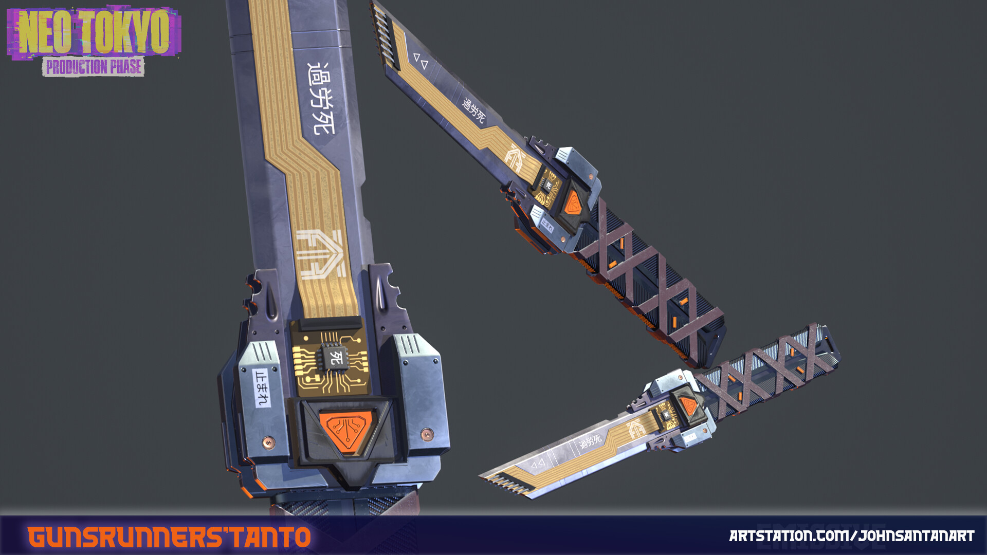 ArtStation - Guns's Runner Tanto