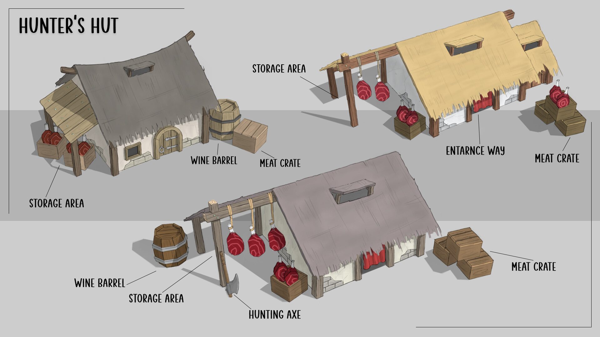 ArtStation - Hunter's Hut