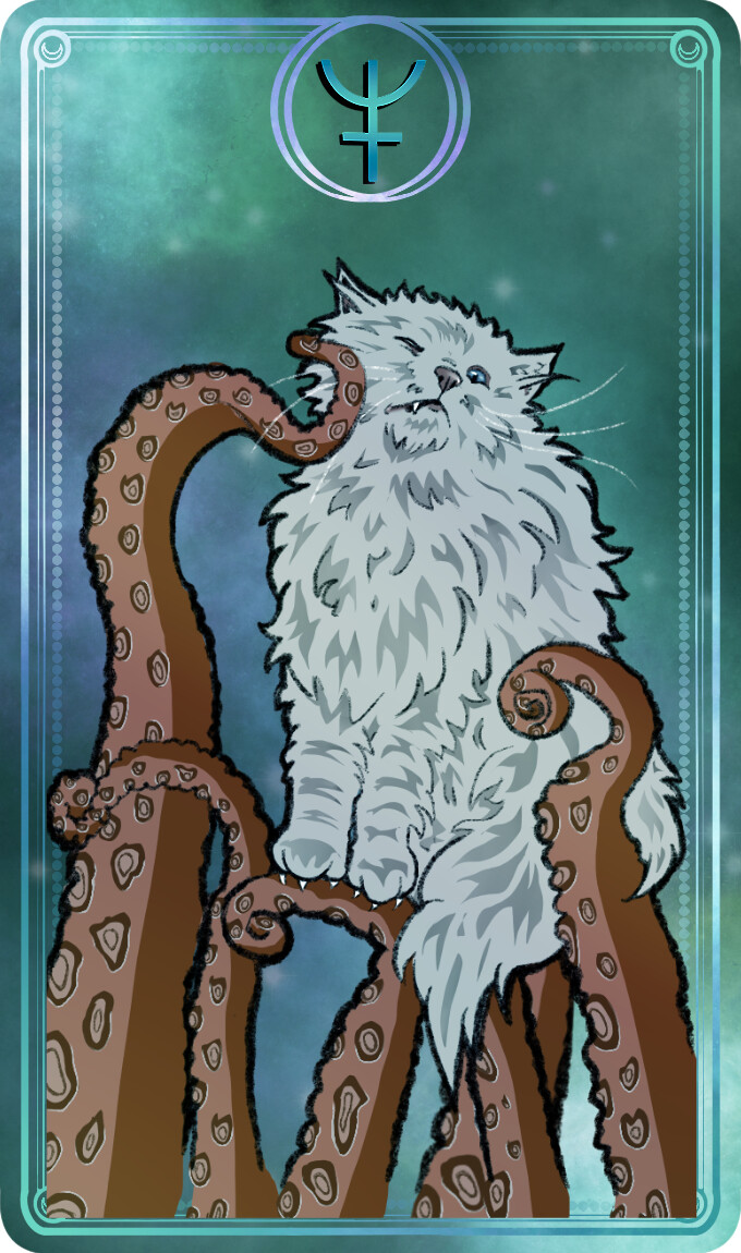 ArtStation - NEPTUNE card design | 2D